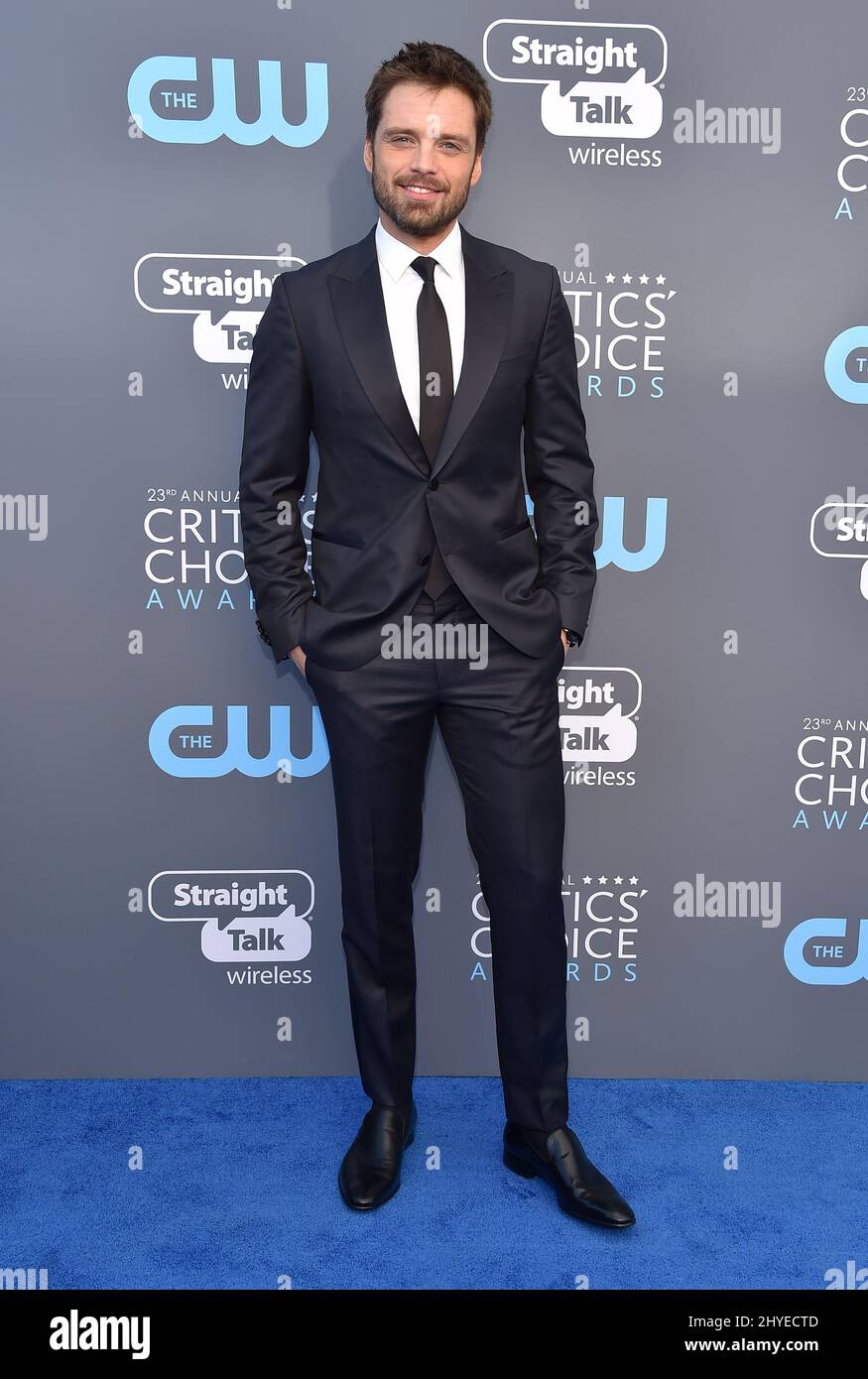 Sebastian Stan at the 23rd Annual Critics' Choice Awards event at ...