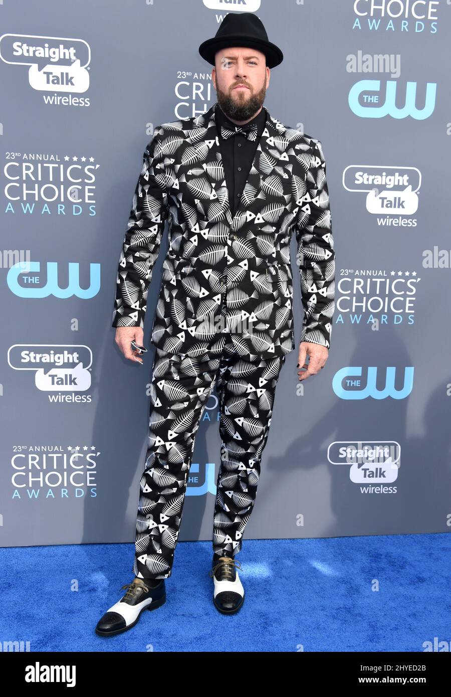 Chirs Sullivan arriving at the 75th Annual Golden Globe Awards held at ...