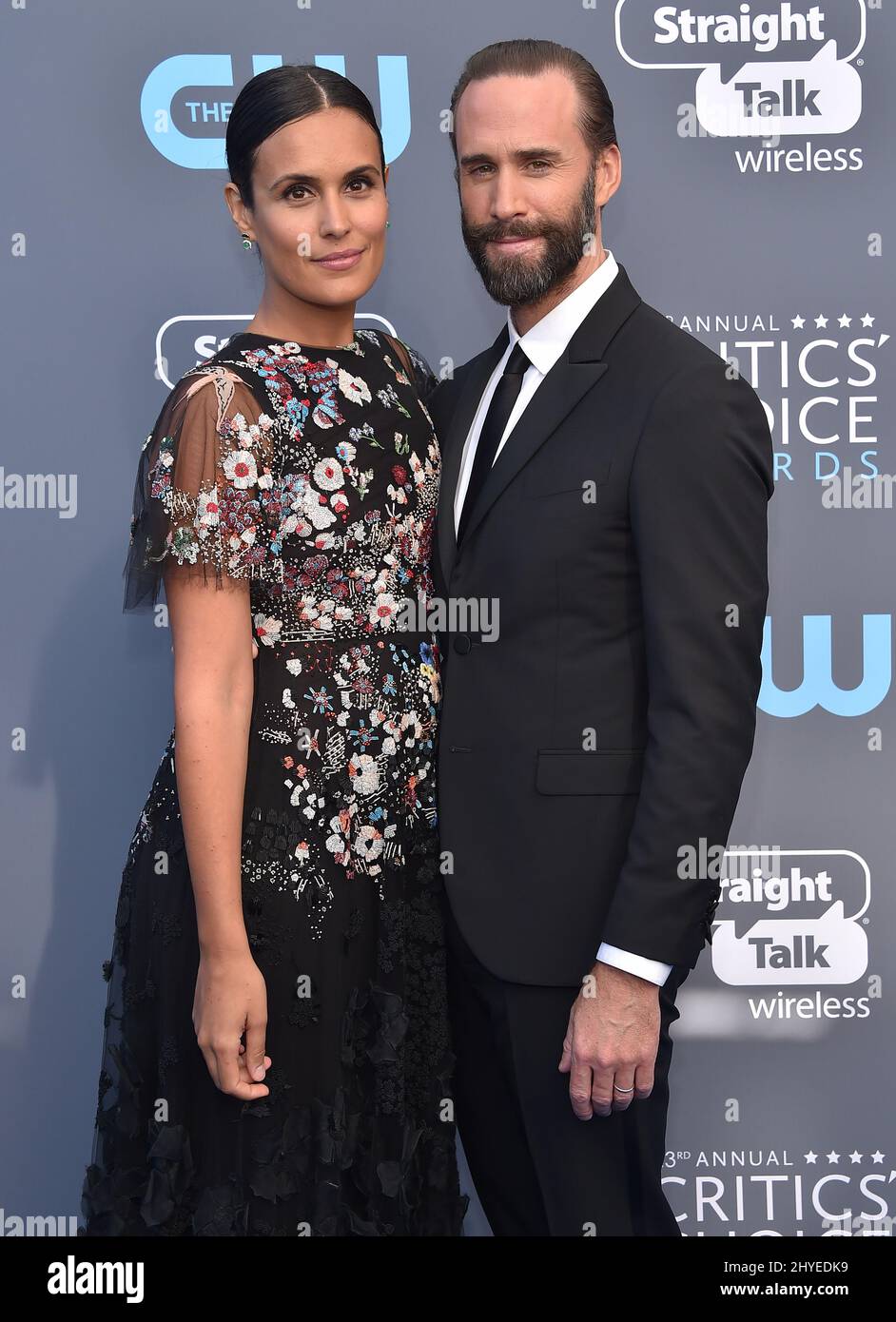 Joseph Fiennes and Maria Dieguez at the 23rd Annual Critics' Choice ...