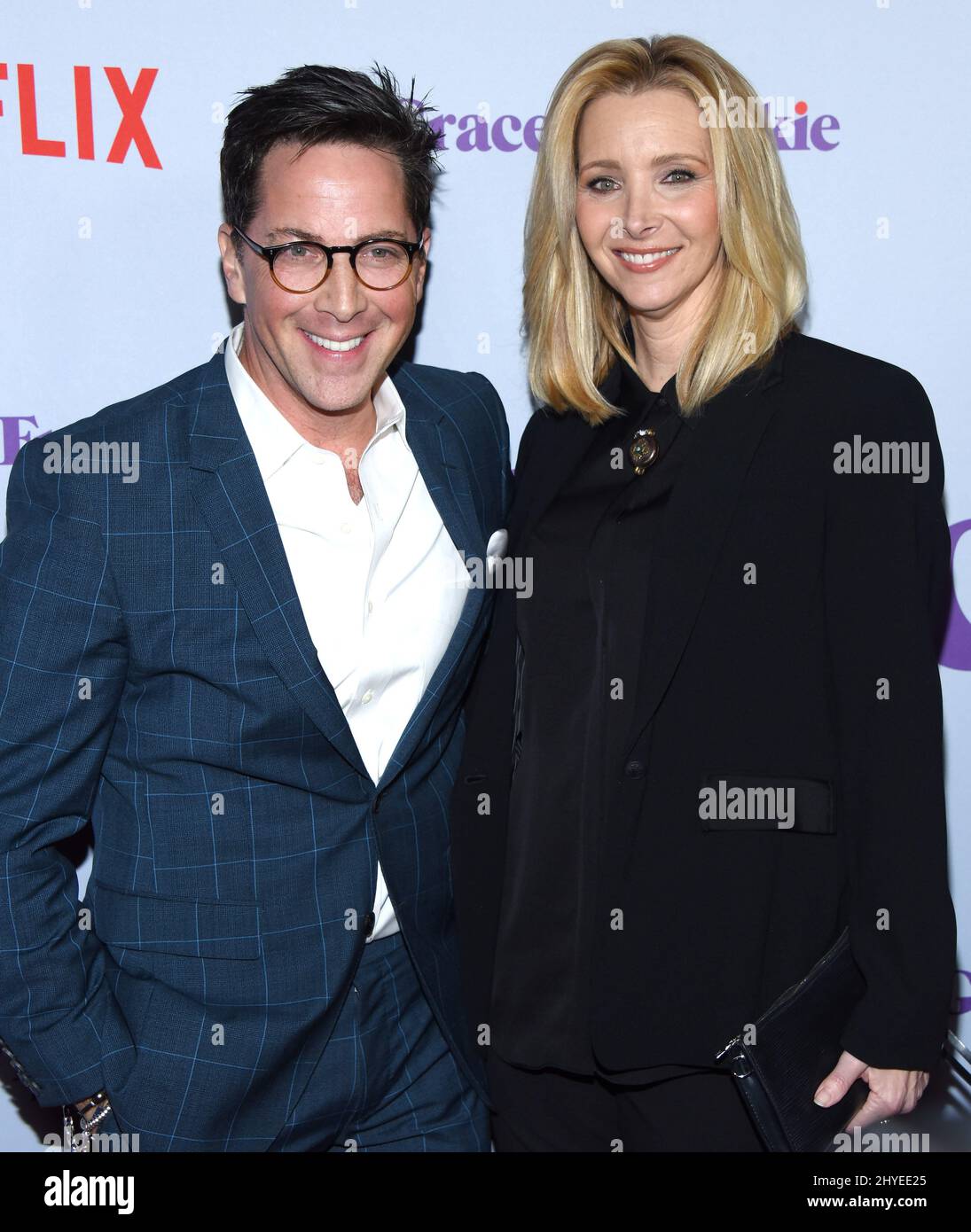 Dan Bucatinsky and Lisa Kudrow at the Netflix's 'Grace and Frankie' Season 4 Premiere event at ...