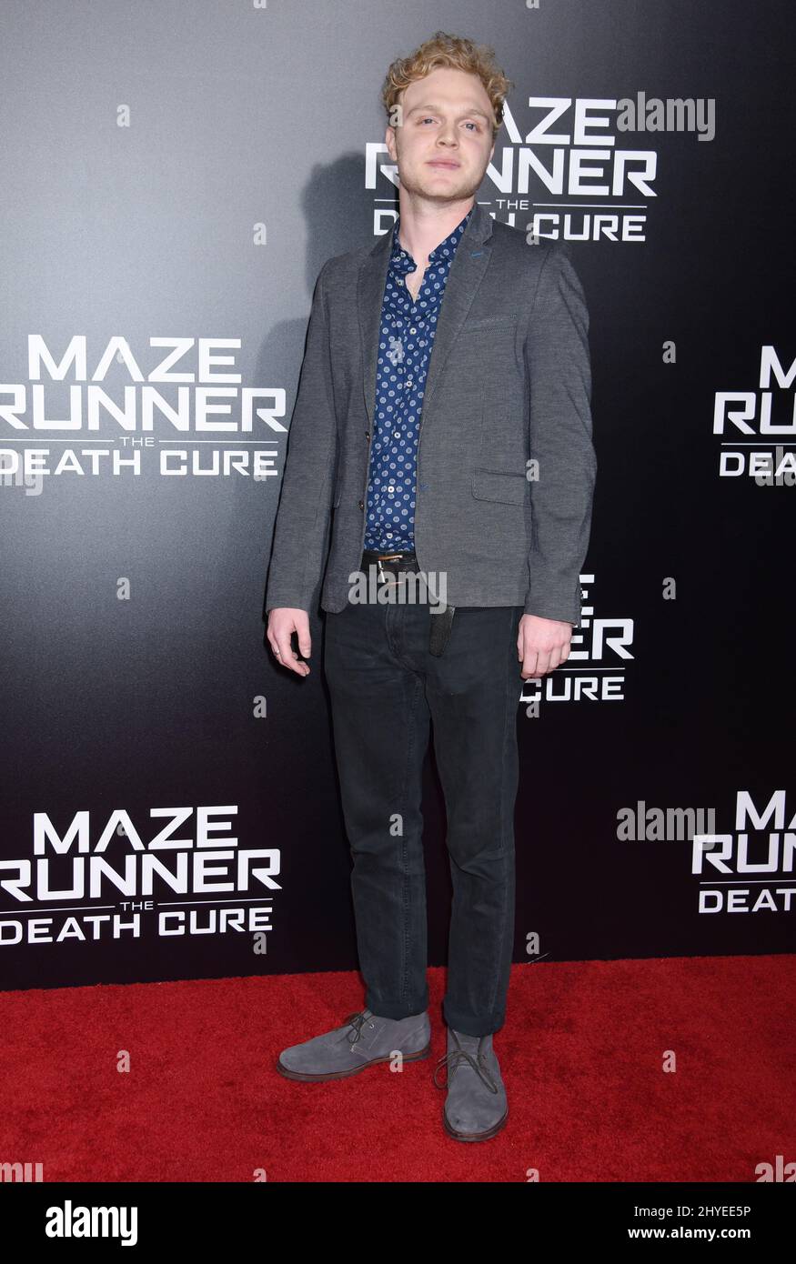 Joe Adler at 20th Century Fox's "Maze Runner: The Death Cure" Fan ...