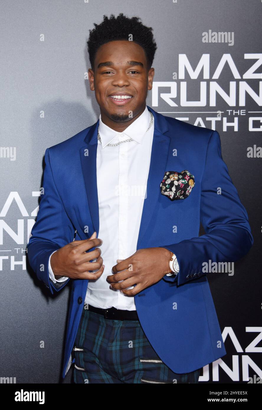Dexter Darden at 20th Century Fox's "Maze Runner: The Death Cure" Fan ...