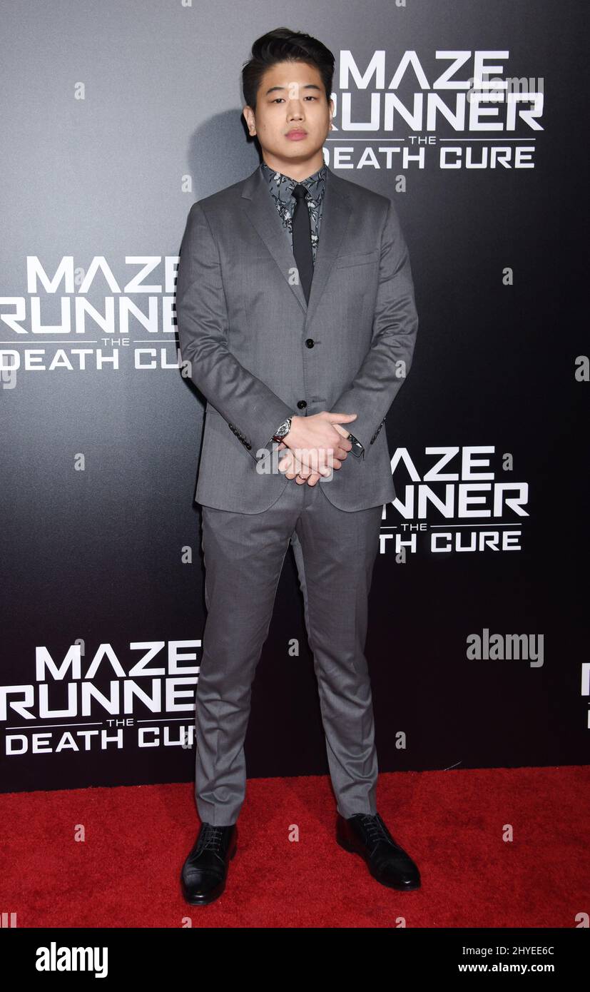 Ki Hong Lee at 20th Century Fox's "Maze Runner: The Death Cure" Fan ...