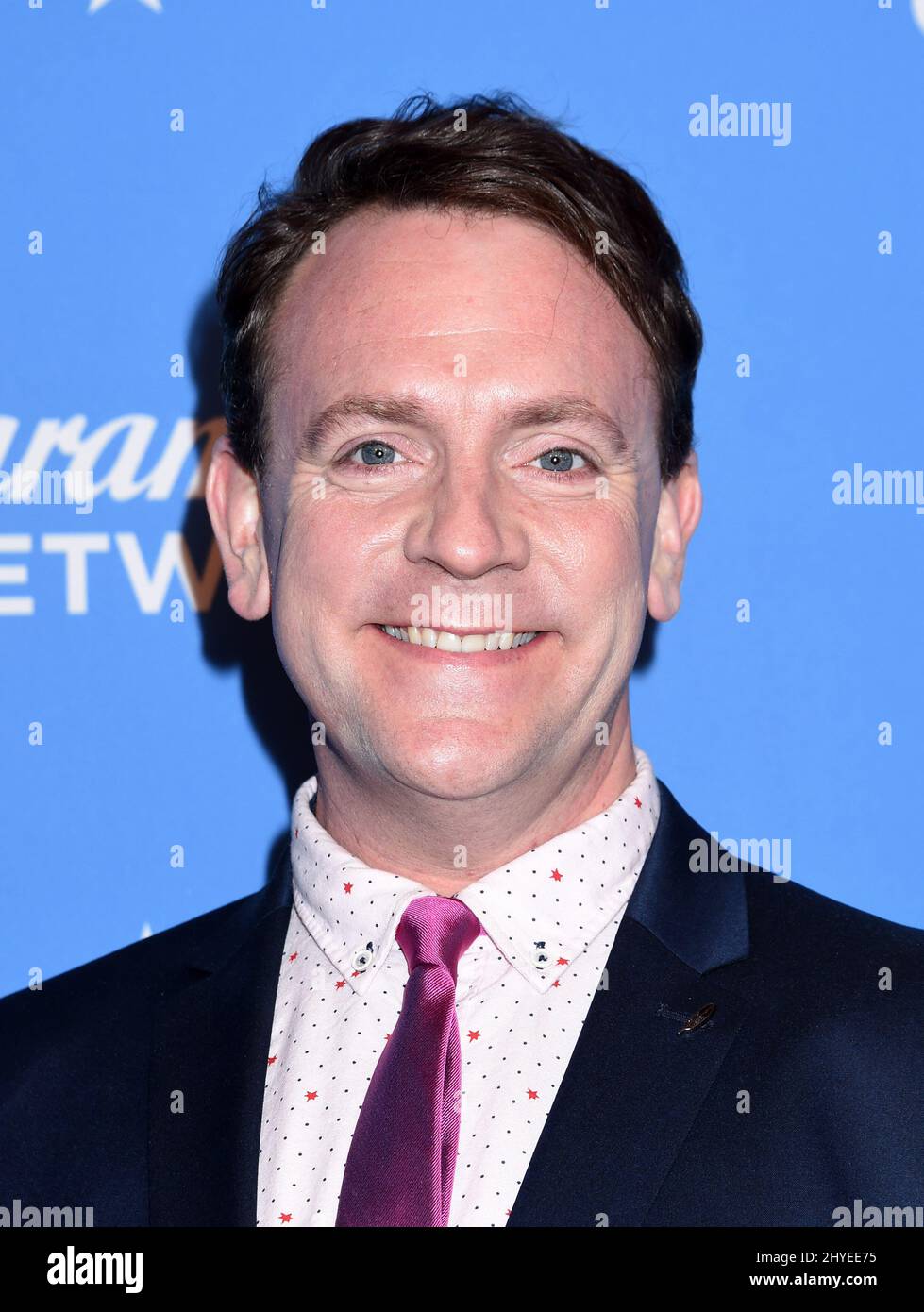 Drew Droege arrives at the Paramount Network Launch Party held at the ...