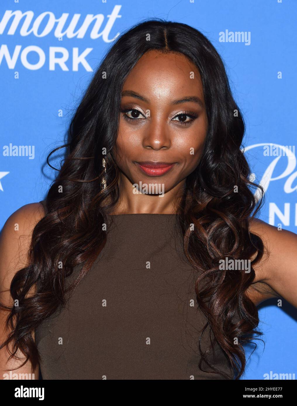 Erica Ash Arrives At The Paramount Network Launch Party Held At The Sunset Tower Hotel On