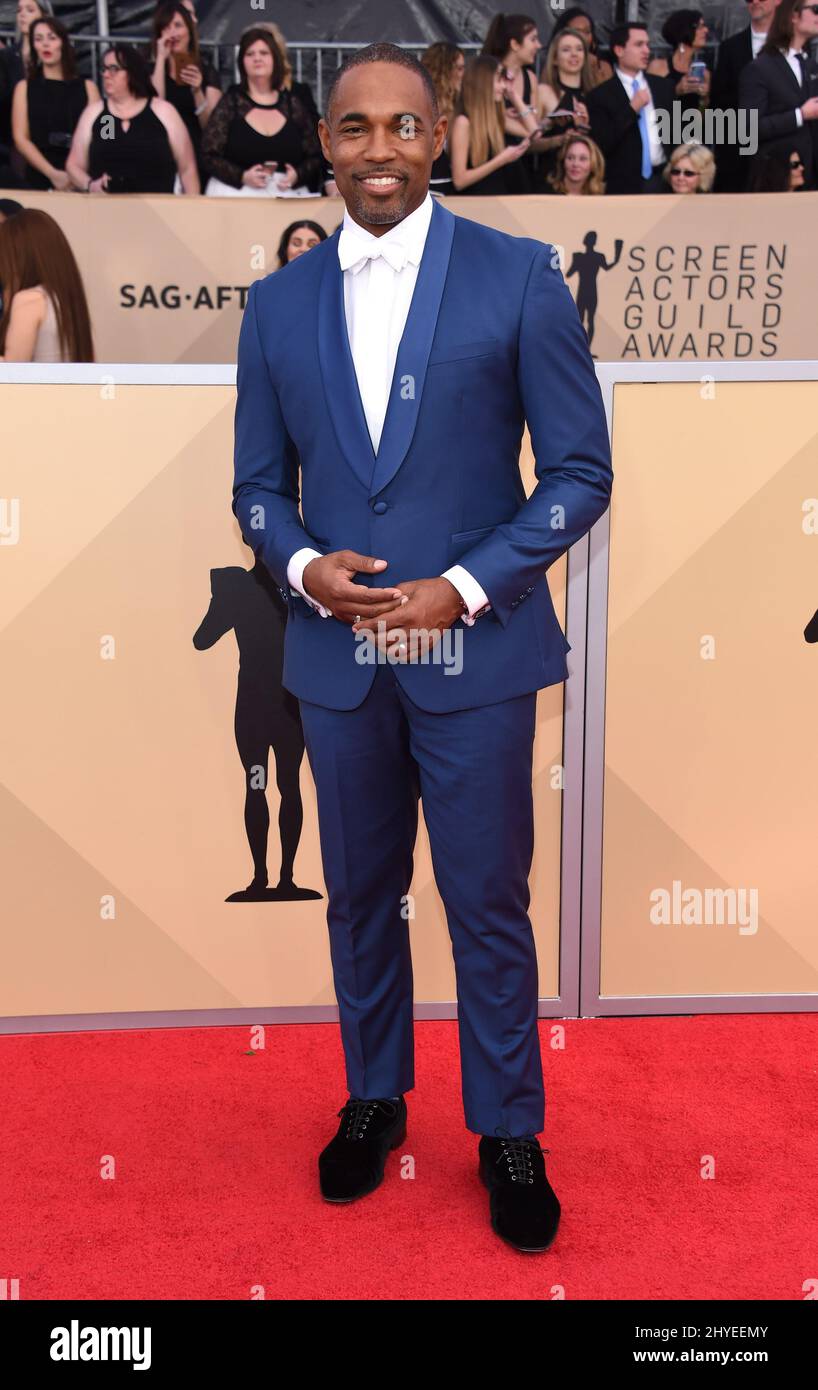 Jason George attending the 24th Annual Screen Actors Guild Awards held ...