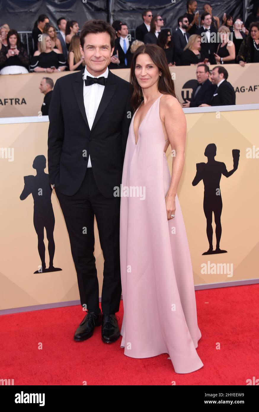 Jason Bateman and Amanda Anka attending the 24th Annual Screen Actors ...