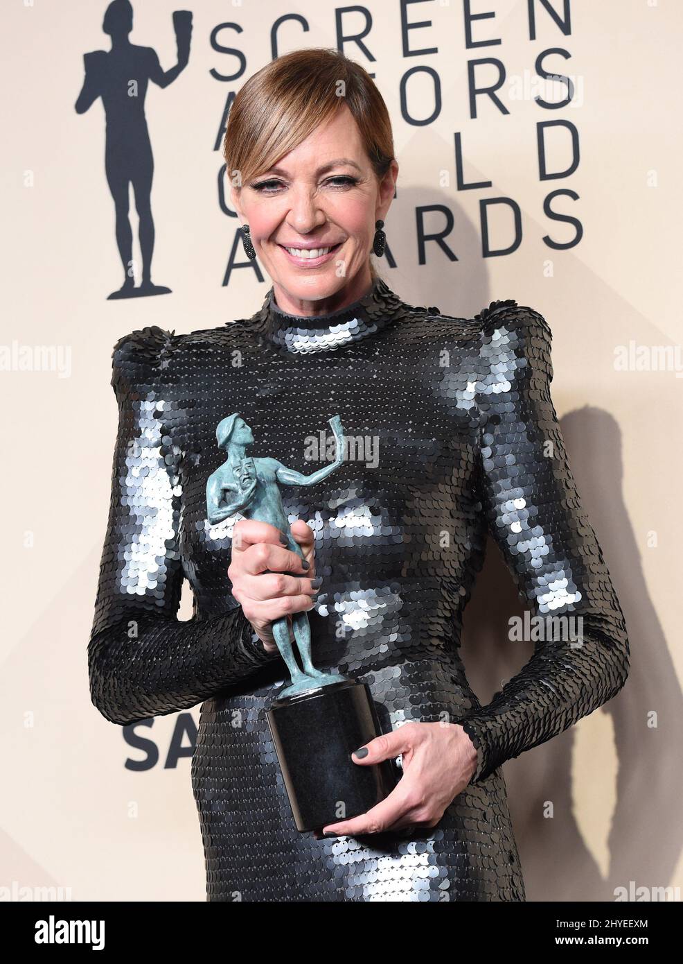 Allison Janney attending the 24th Annual Screen Actors Guild Awards ...