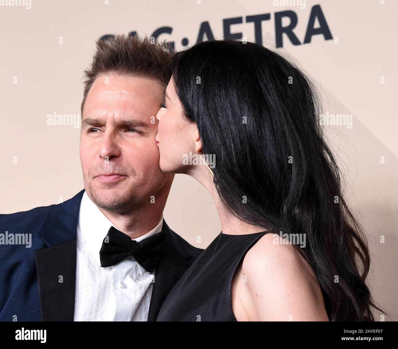 Sam Rockwell and Sarah Silverman attending the 24th Annual Screen ...
