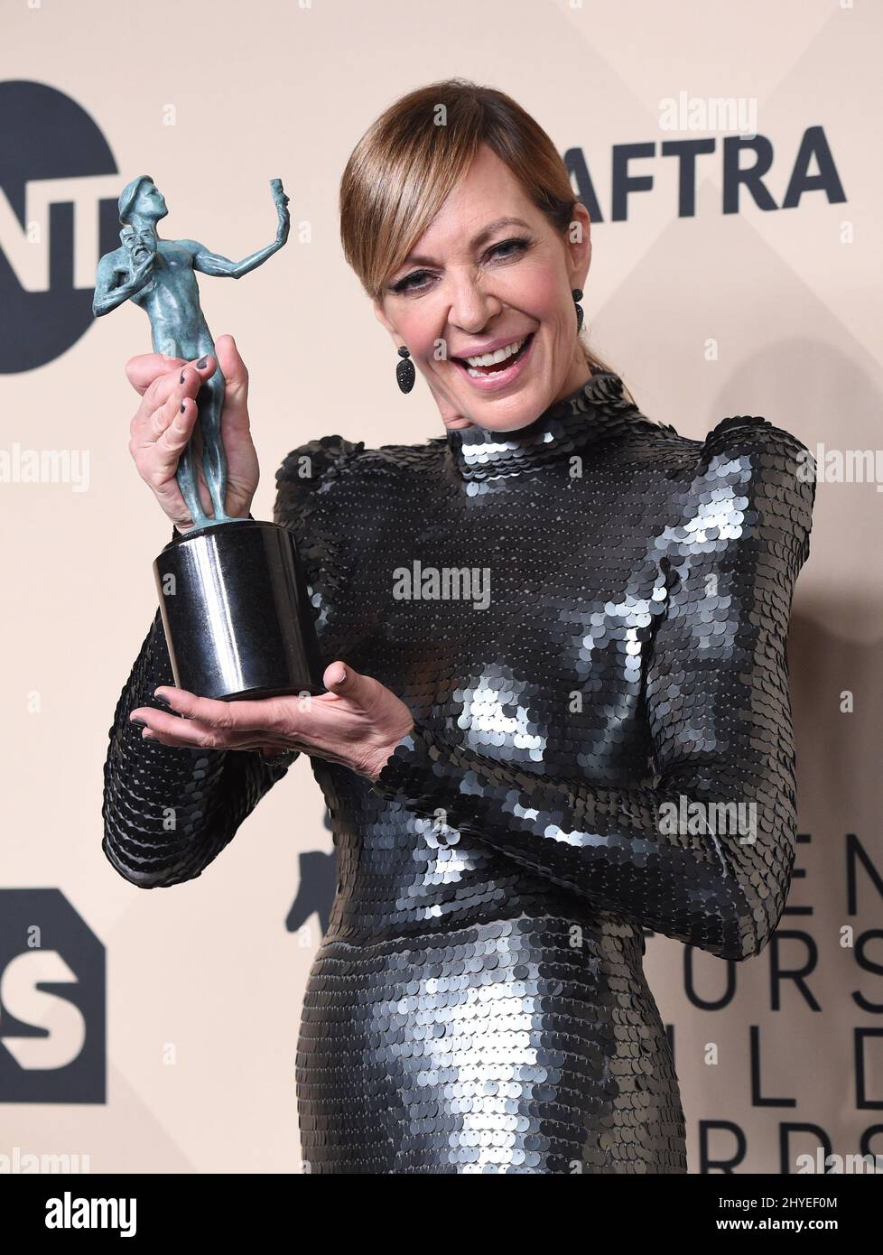 Allison Janney attending the 24th Annual Screen Actors Guild Awards ...