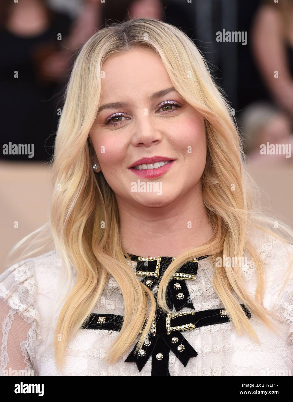 Abbie Cornish attending the 24th Annual Screen Actors Guild Awards held ...