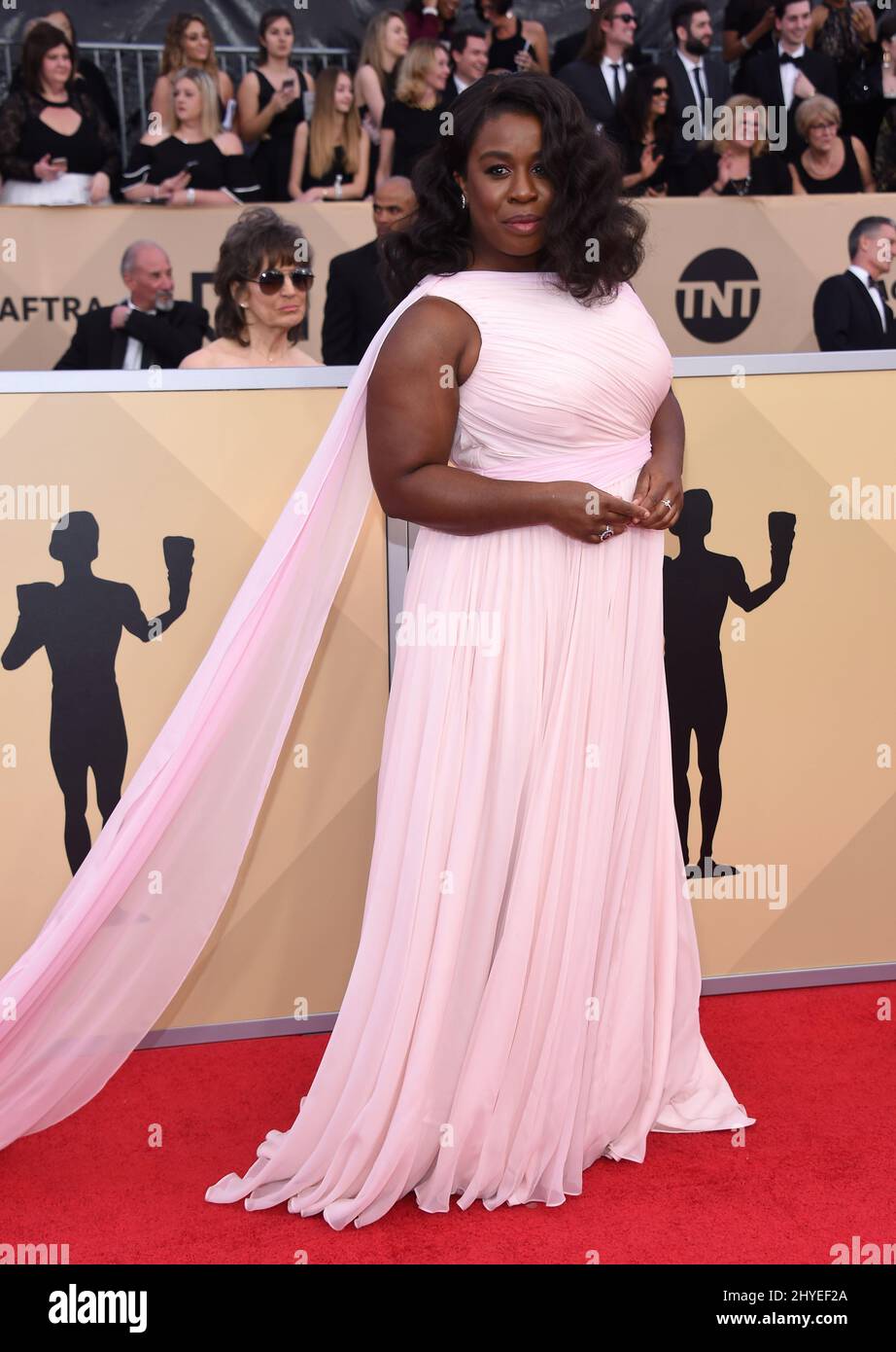 Uzo Aduba attending the 24th Annual Screen Actors Guild Awards held at ...