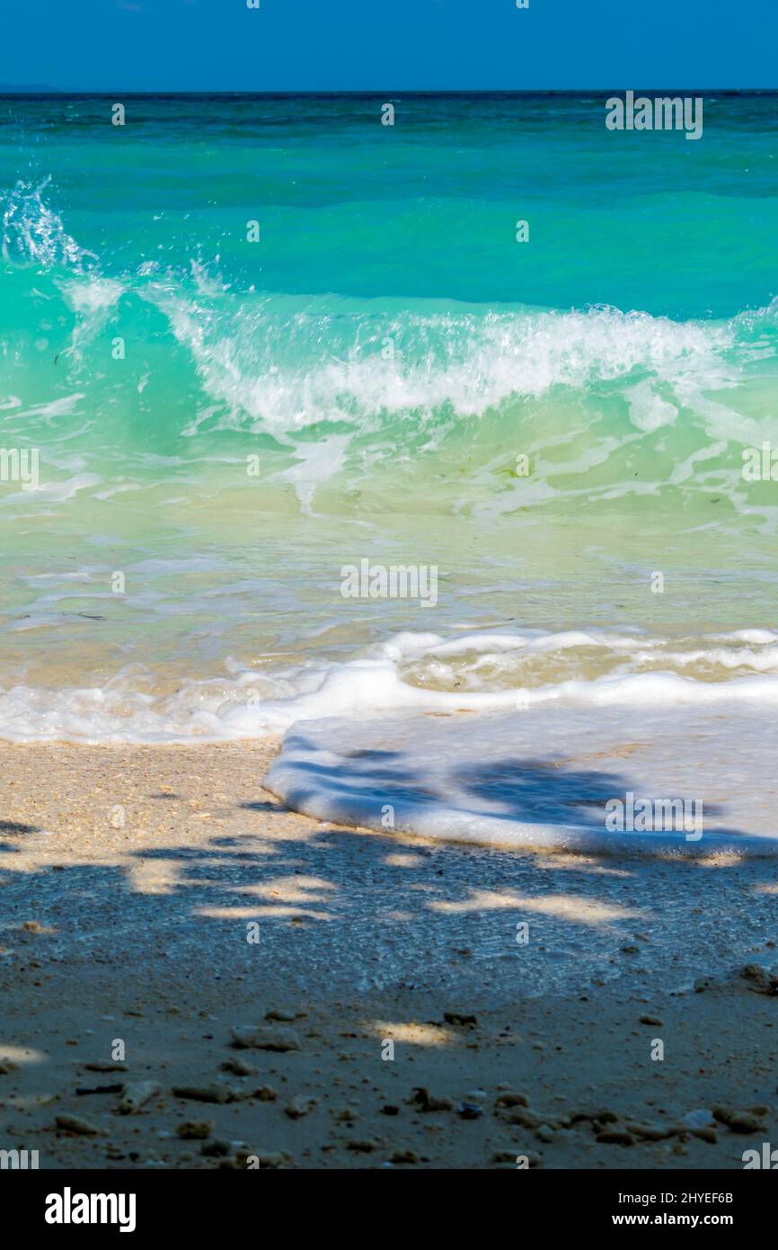 Waves at Kalapathar Beach, Havelock Island, Andaman, India Stock Photo ...