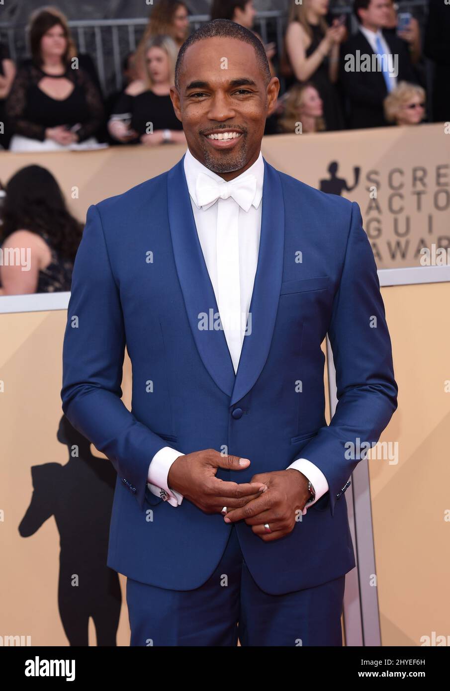 Jason George attending the 24th Annual Screen Actors Guild Awards held ...