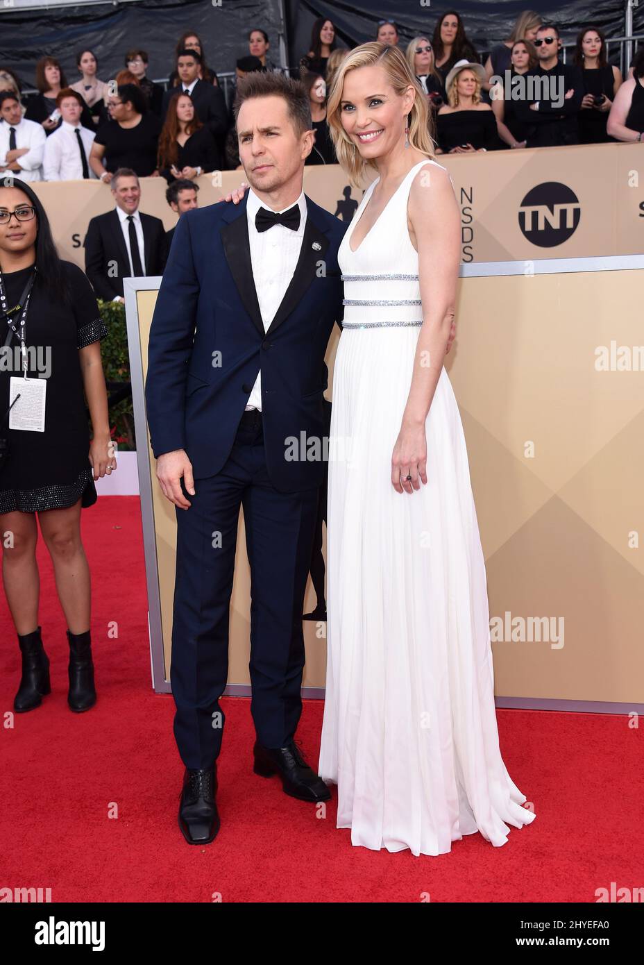 Sam Rockwell and Leslie Bibb attending the 24th Annual Screen Actors ...