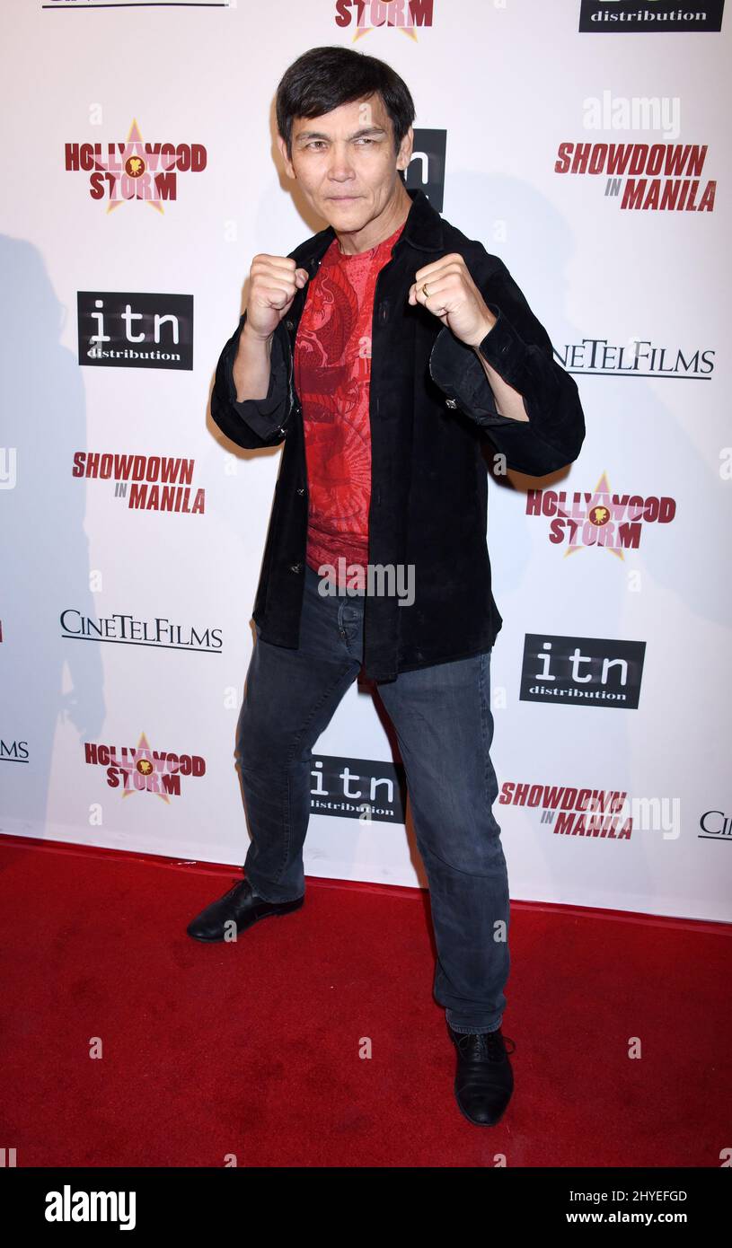 Don "The Dragon" Wilson at ITN Distribution's "Showdown In Manila" Los ...