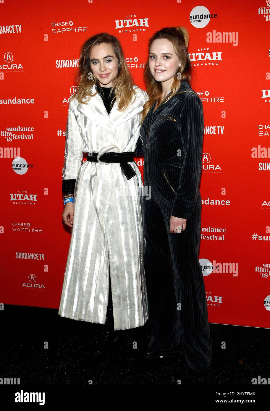 Suki Waterhouse and Odessa Young attending the premiere of ...