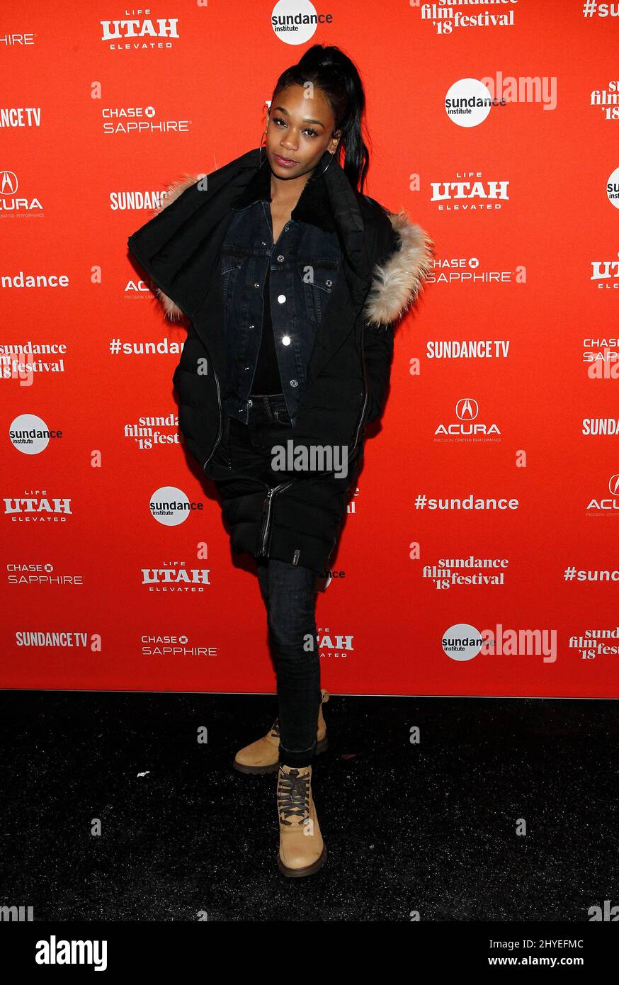 Abra attending the premiere of Assassination Nation during the 2018 ...