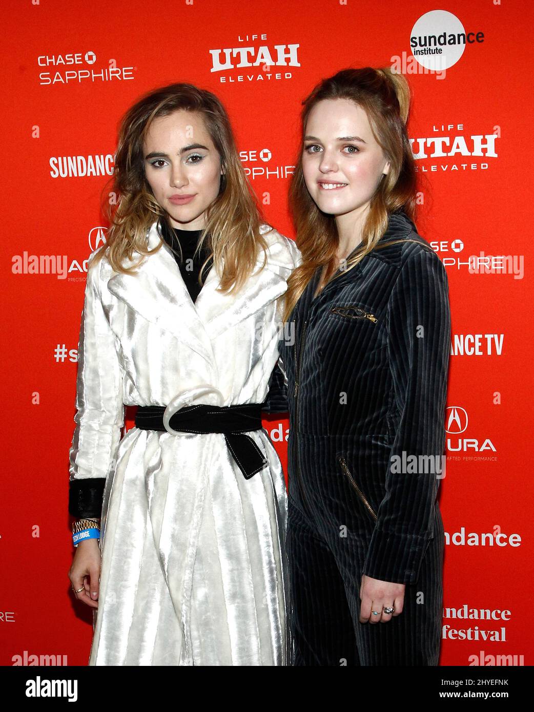Suki Waterhouse and Odessa Young attending the premiere of ...