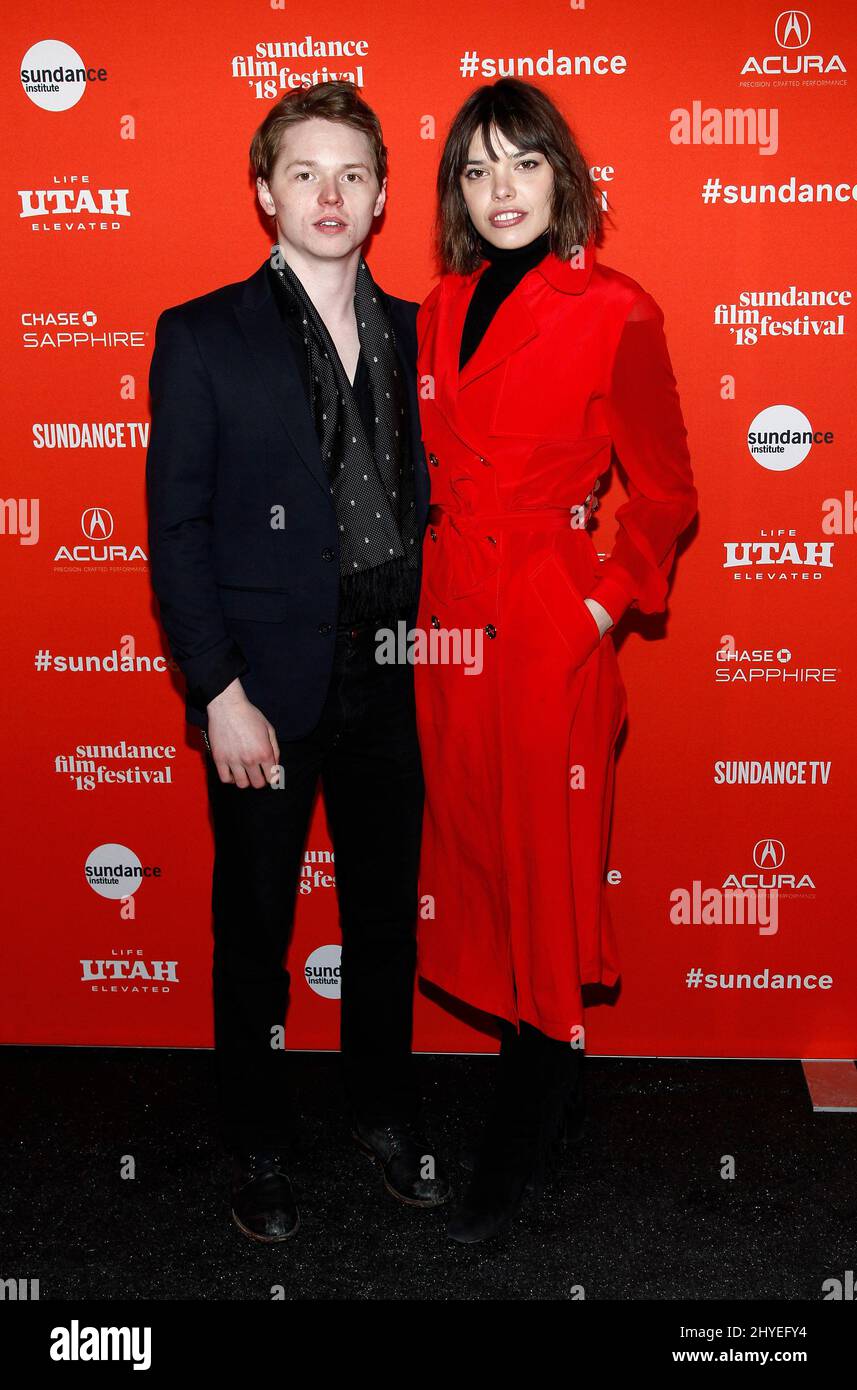 Jack Kilmer and Eva Vik at the premiere of "Lords of Chaos" during the ...