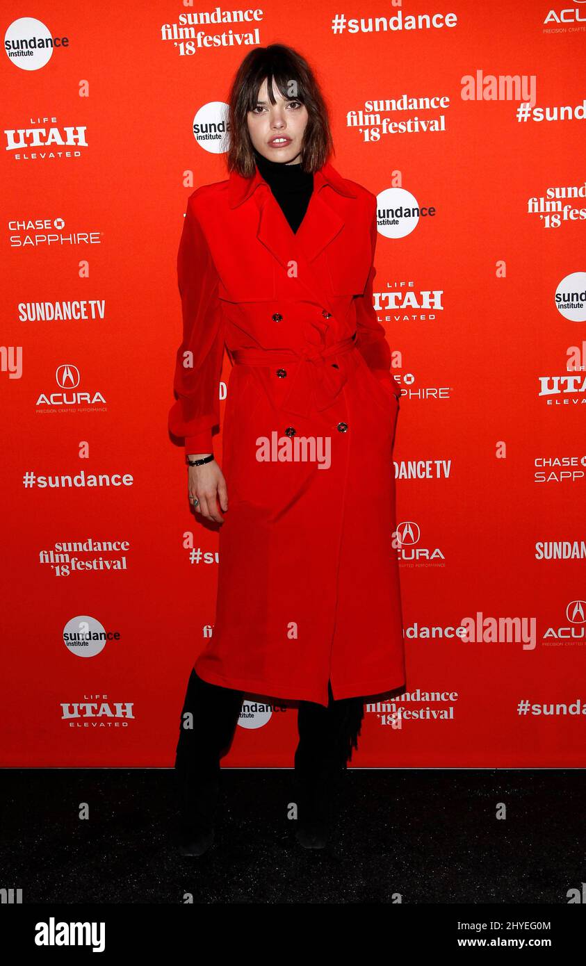 Eva Vik at the premiere of "Lords of Chaos" during the 2018 Sundance ...