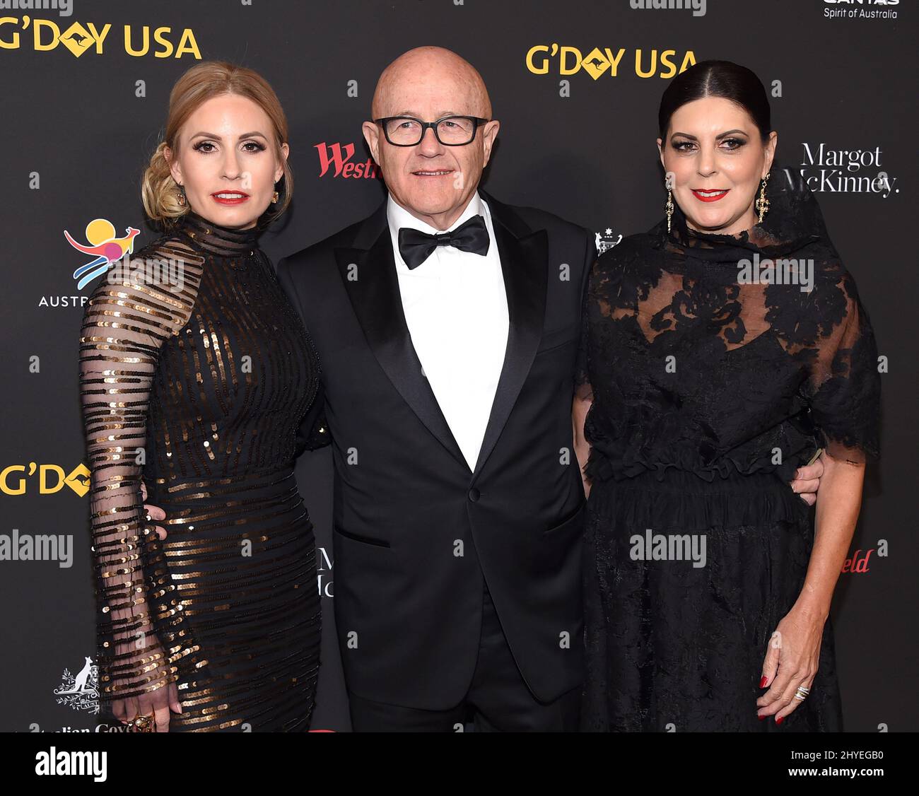 Kim Ledger at the 2018 G'Day USA Black Tie Gala held at the ...