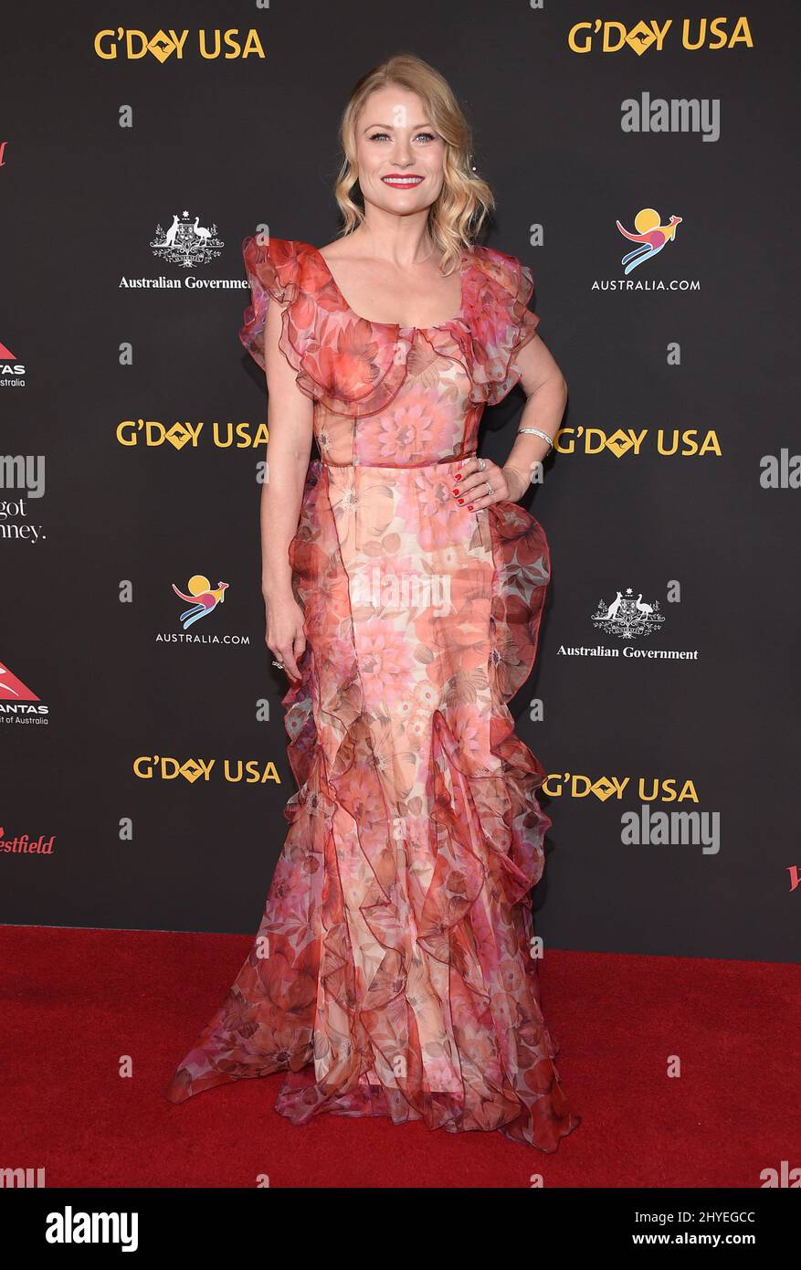 Emilie de Ravin at the 2018 G'Day USA Black Tie Gala held at the ...