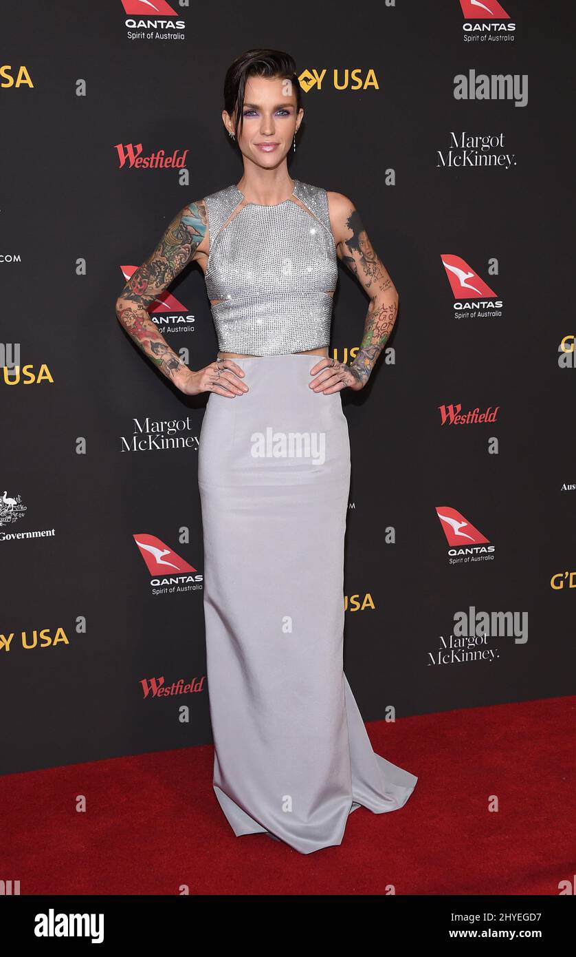 Ruby Rose at the 2018 G'Day USA Black Tie Gala held at the ...