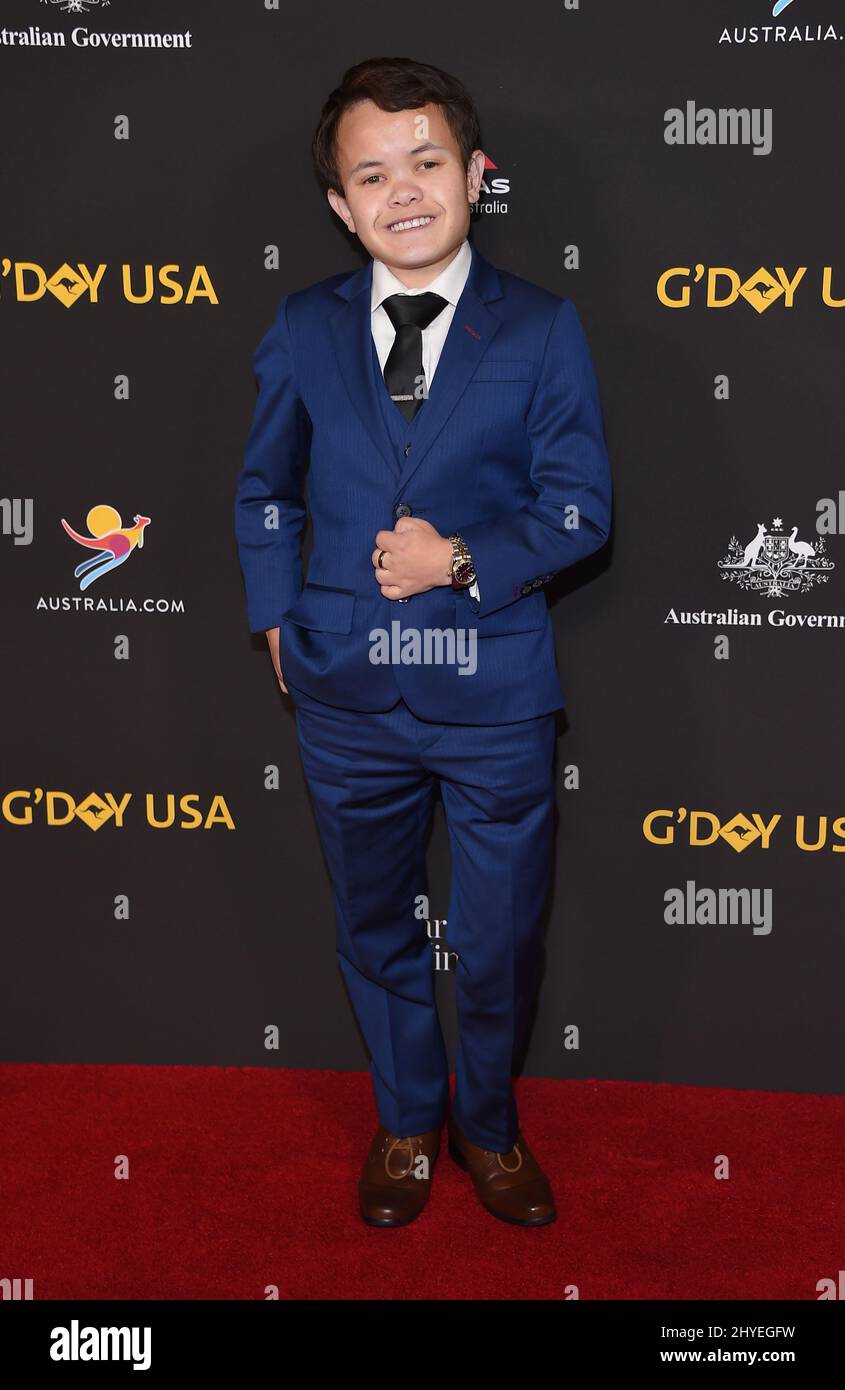 Sam Humphrey at the 2018 G'Day USA Black Tie Gala held at the ...