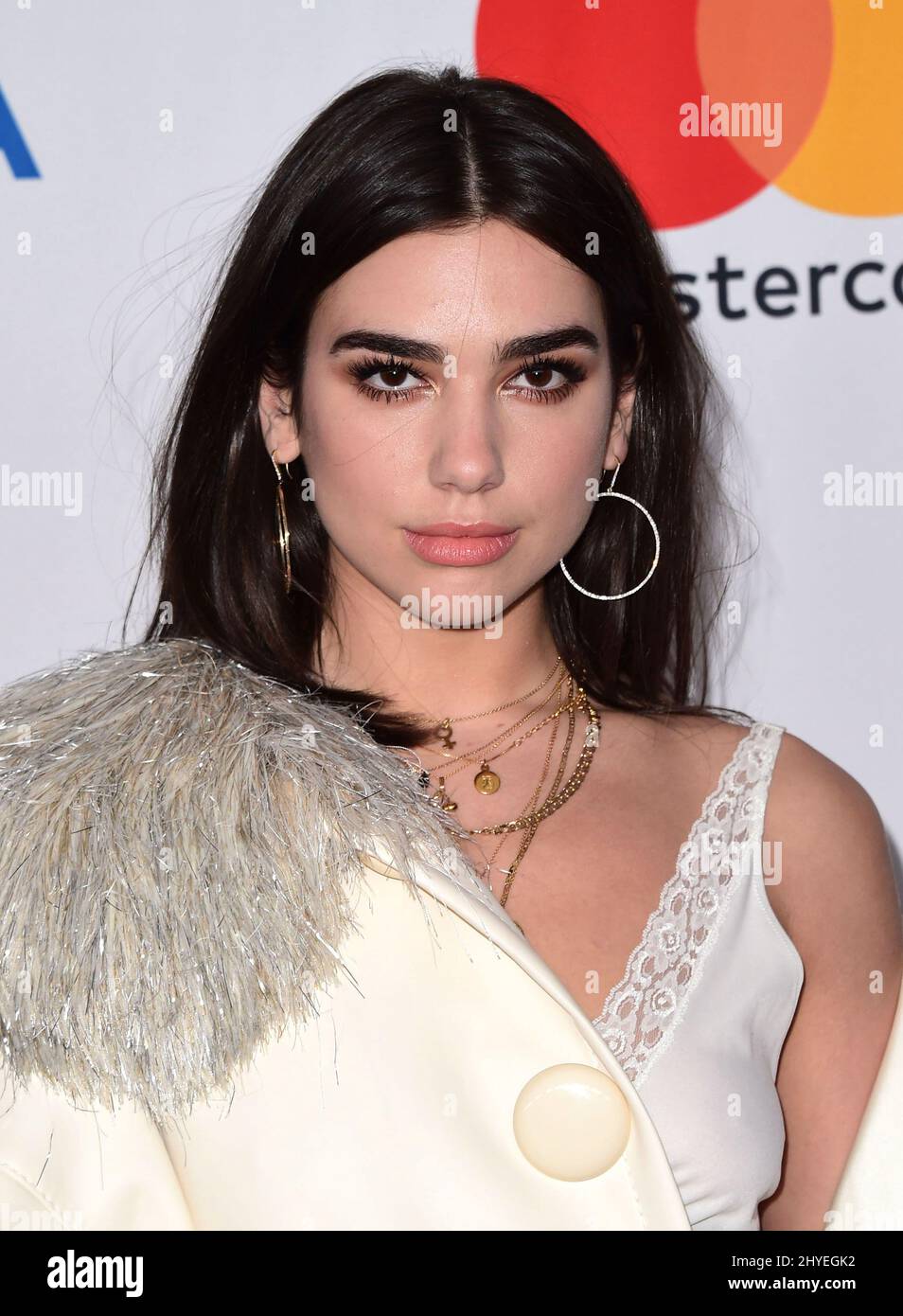 Dua Lipa at the 2018 Pre-Grammy Gala and Salute To Industry Icons held ...