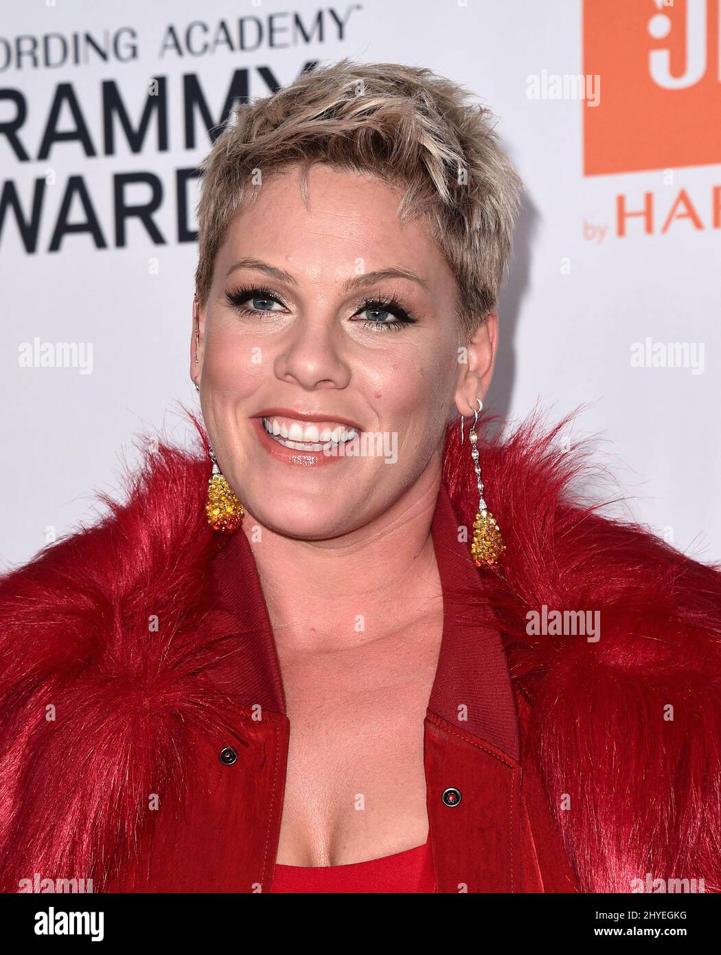 Pink at the 2018 Pre-Grammy Gala and Salute To Industry Icons held at ...