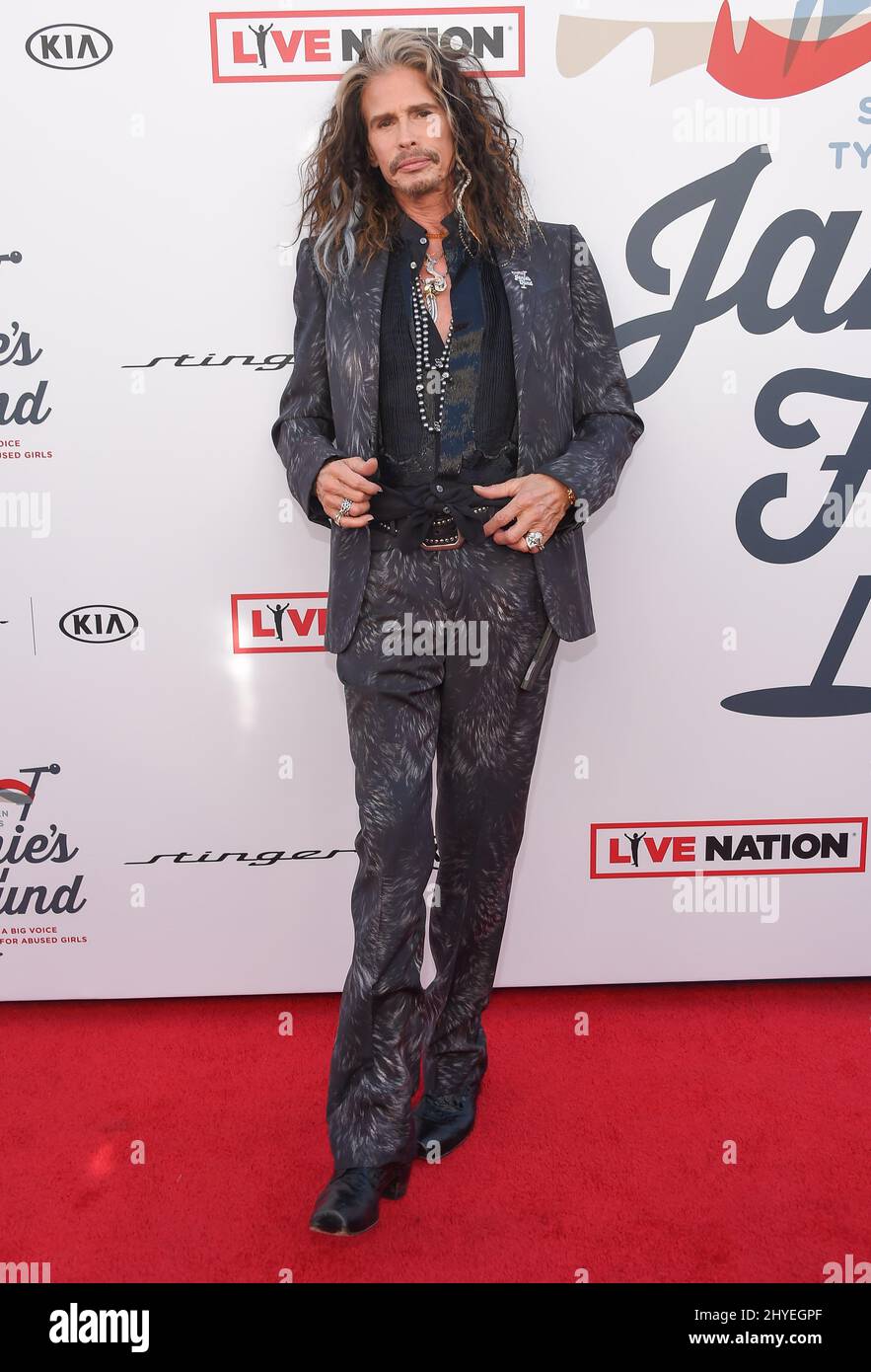 Steven Tyler arriving to Steven Tyler and Live Nation's Inaugural Gala ...