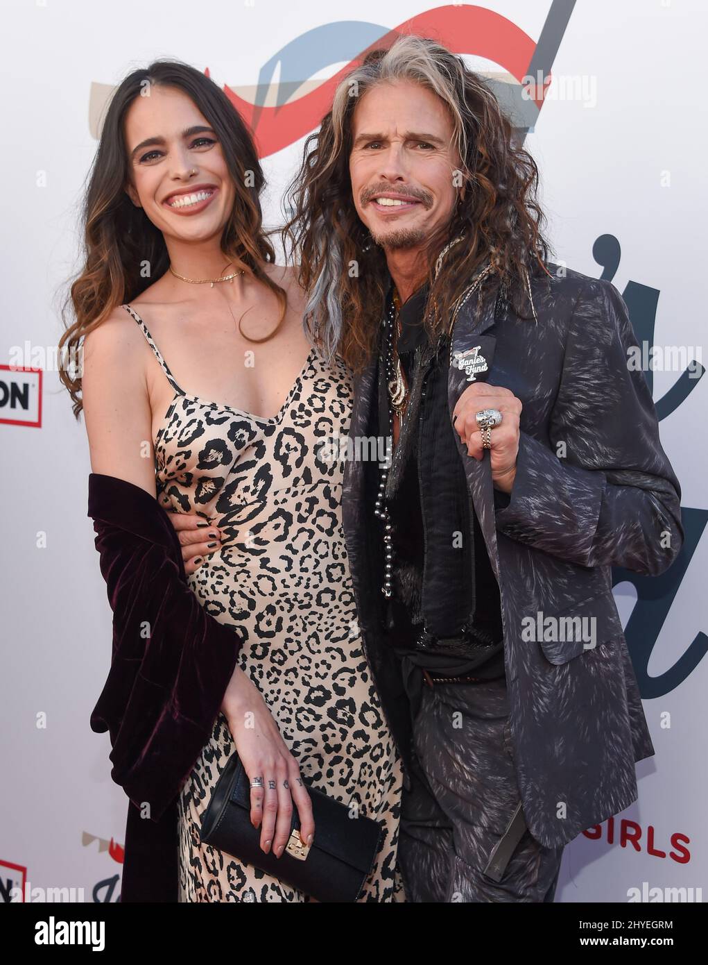 Chelsea Tyler and Steven Tyler arriving to Steven Tyler and Live Nation ...