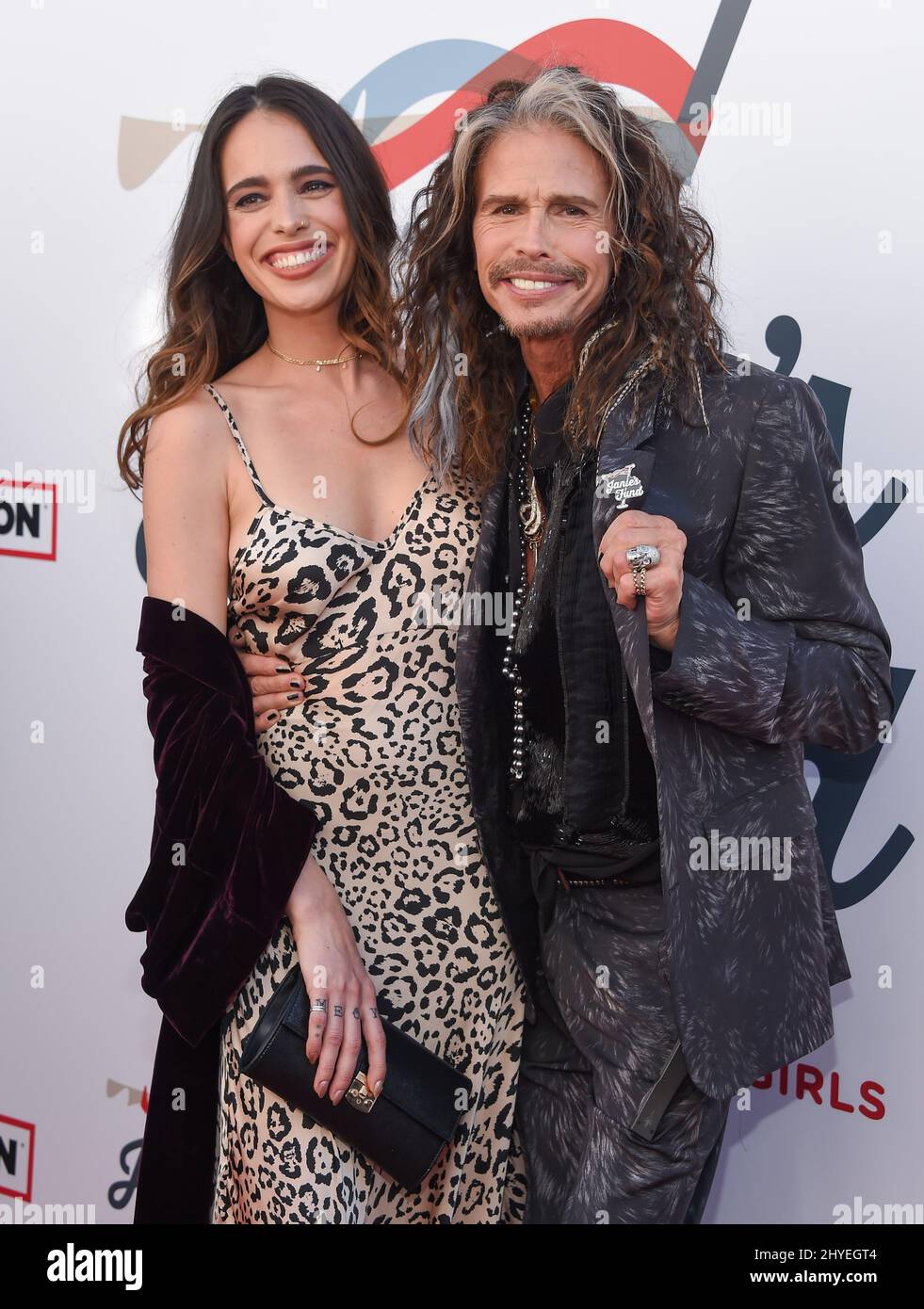 Chelsea Tyler and Steven Tyler arriving to Steven Tyler and Live Nation ...