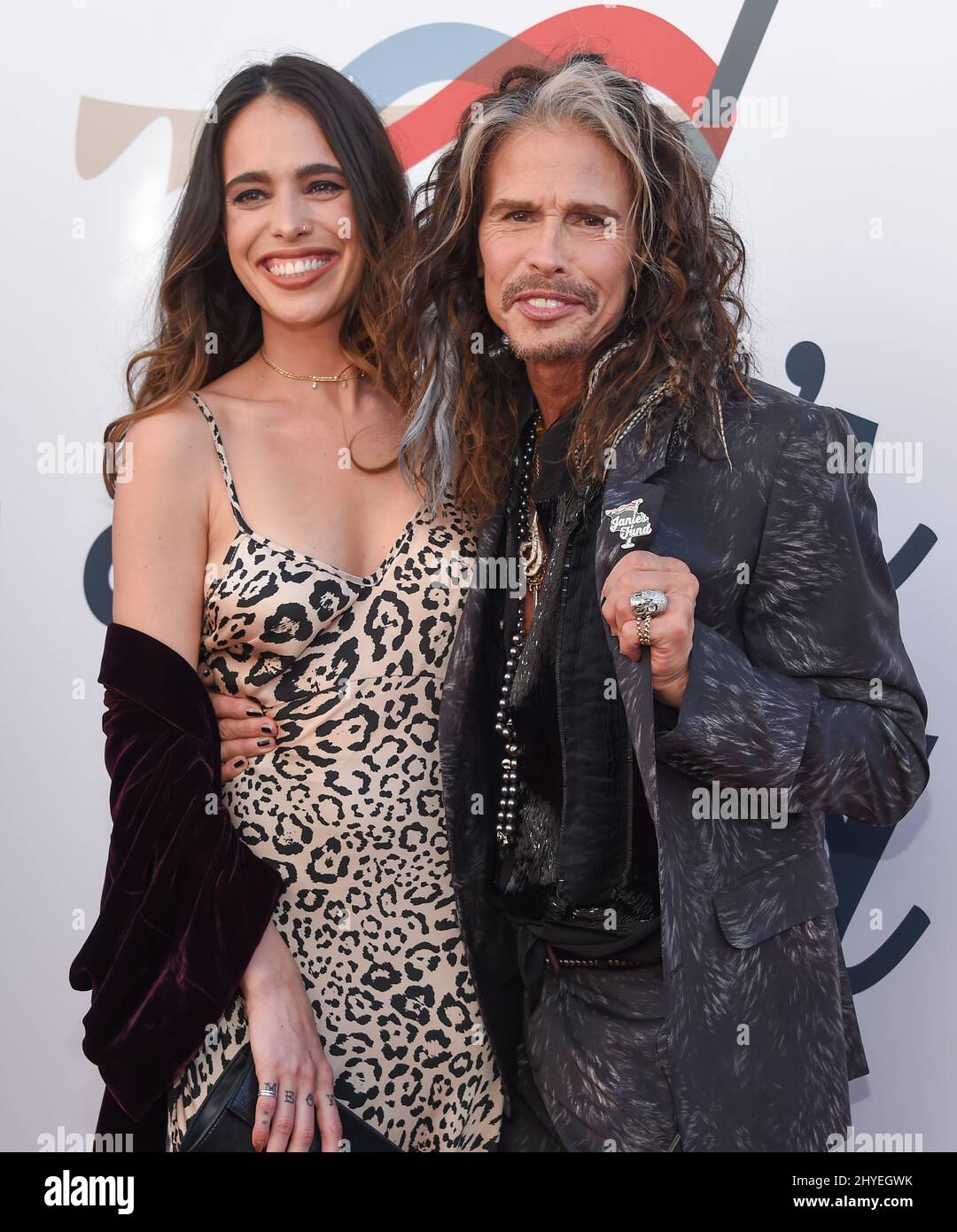 Chelsea Tyler and Steven Tyler arriving to Steven Tyler and Live Nation ...