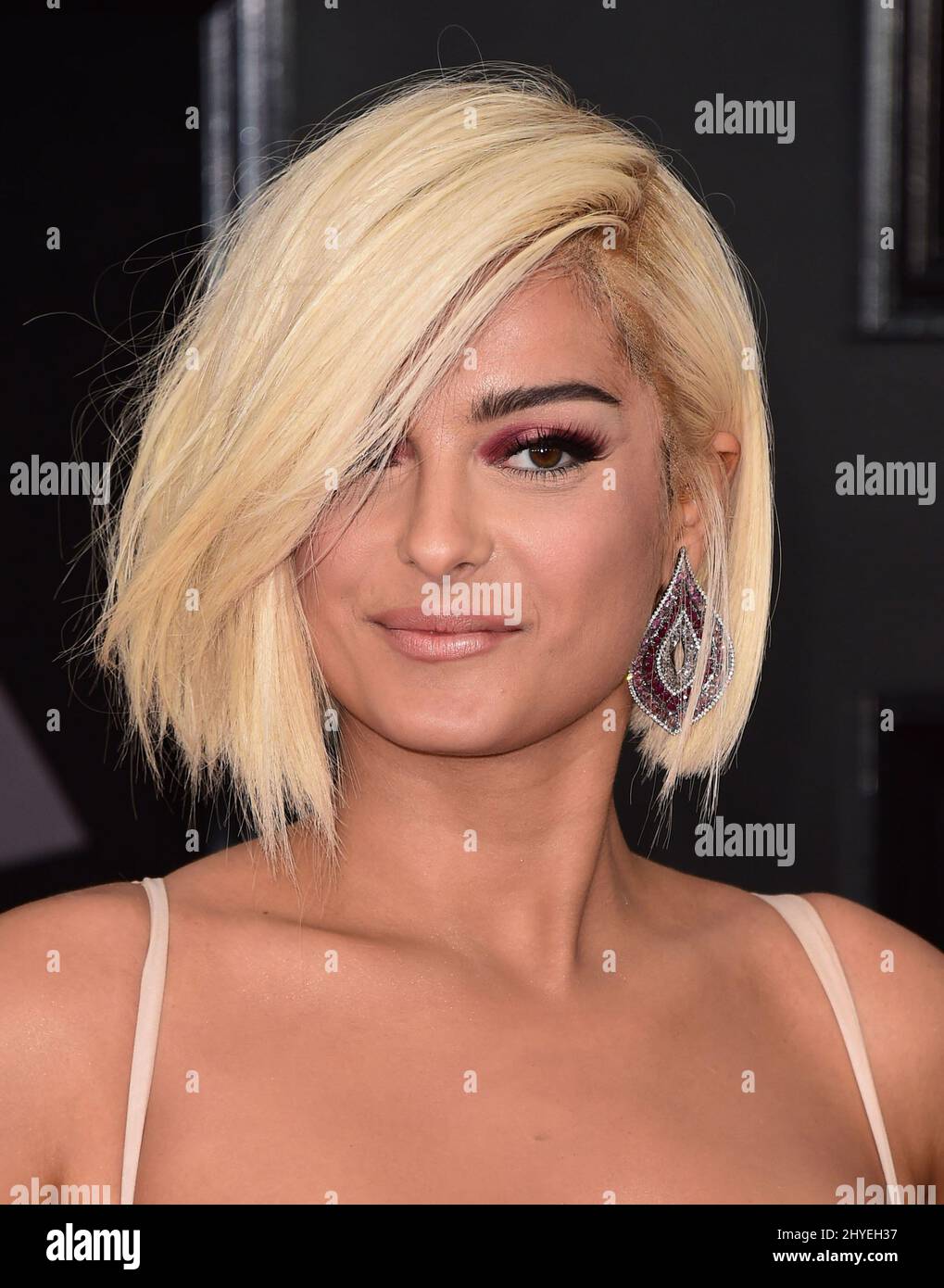 Bebe Rexha at the 60th Annual GRAMMY Awards held at Madison Square ...