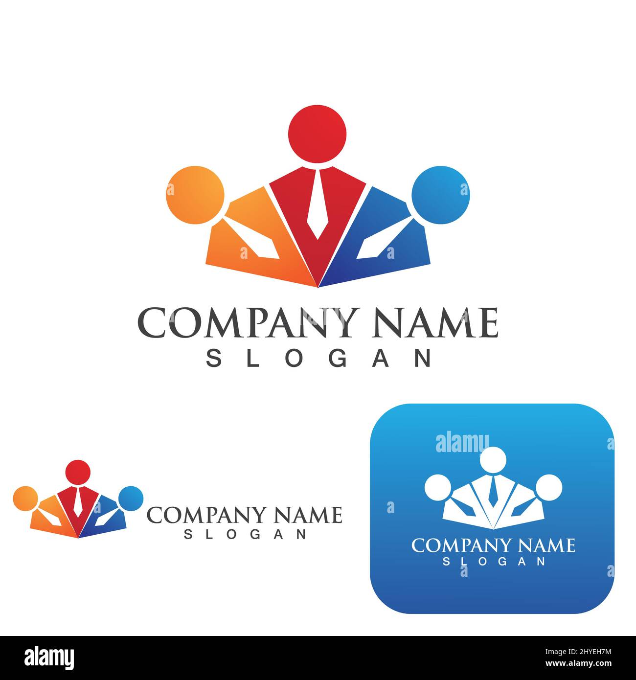 Community group logo, network and social icon vector Stock Vector Image ...
