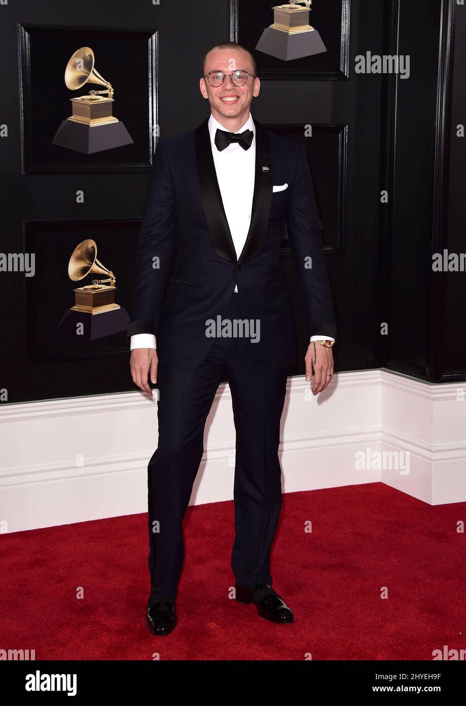 Logic at the 60th Annual GRAMMY Awards held at Madison Square Garden on ...