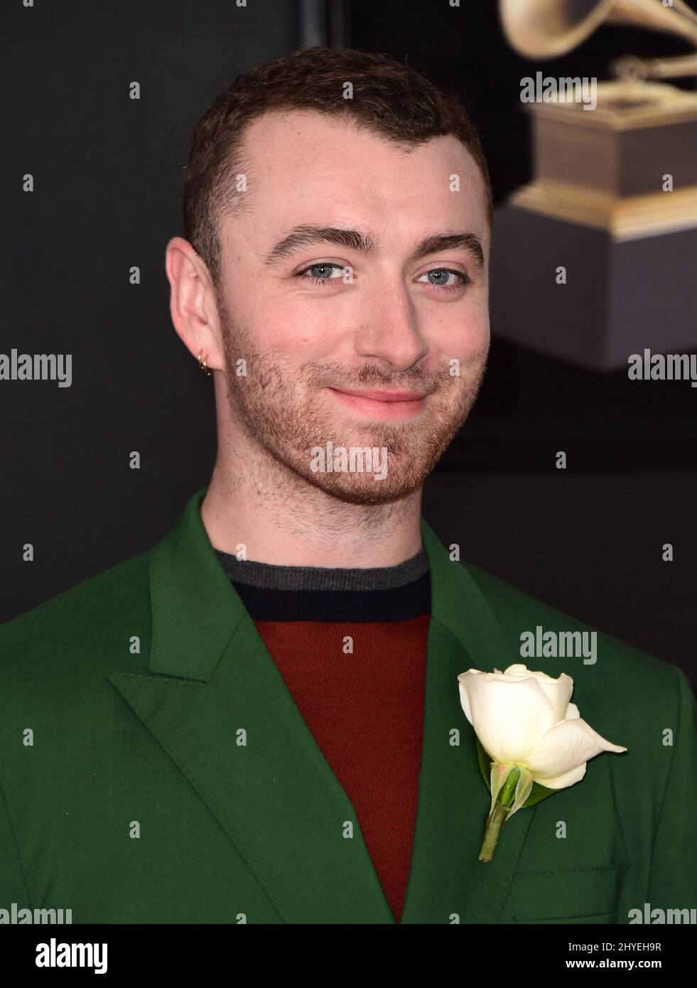 Sam Smith at the 60th Annual GRAMMY Awards held at Madison Square ...