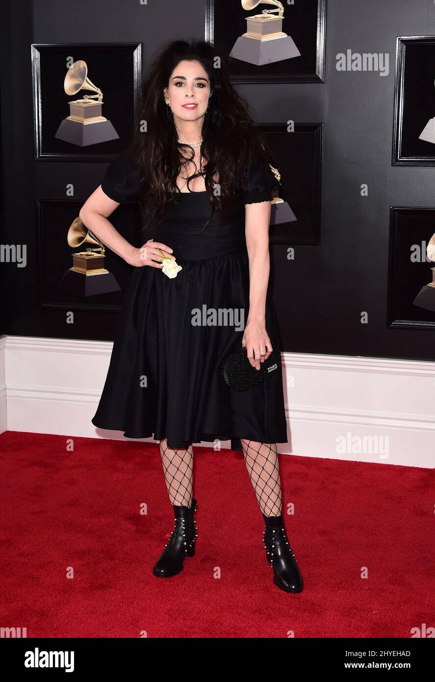 Sarah Silverman at the 60th Annual GRAMMY Awards held at Madison Square ...