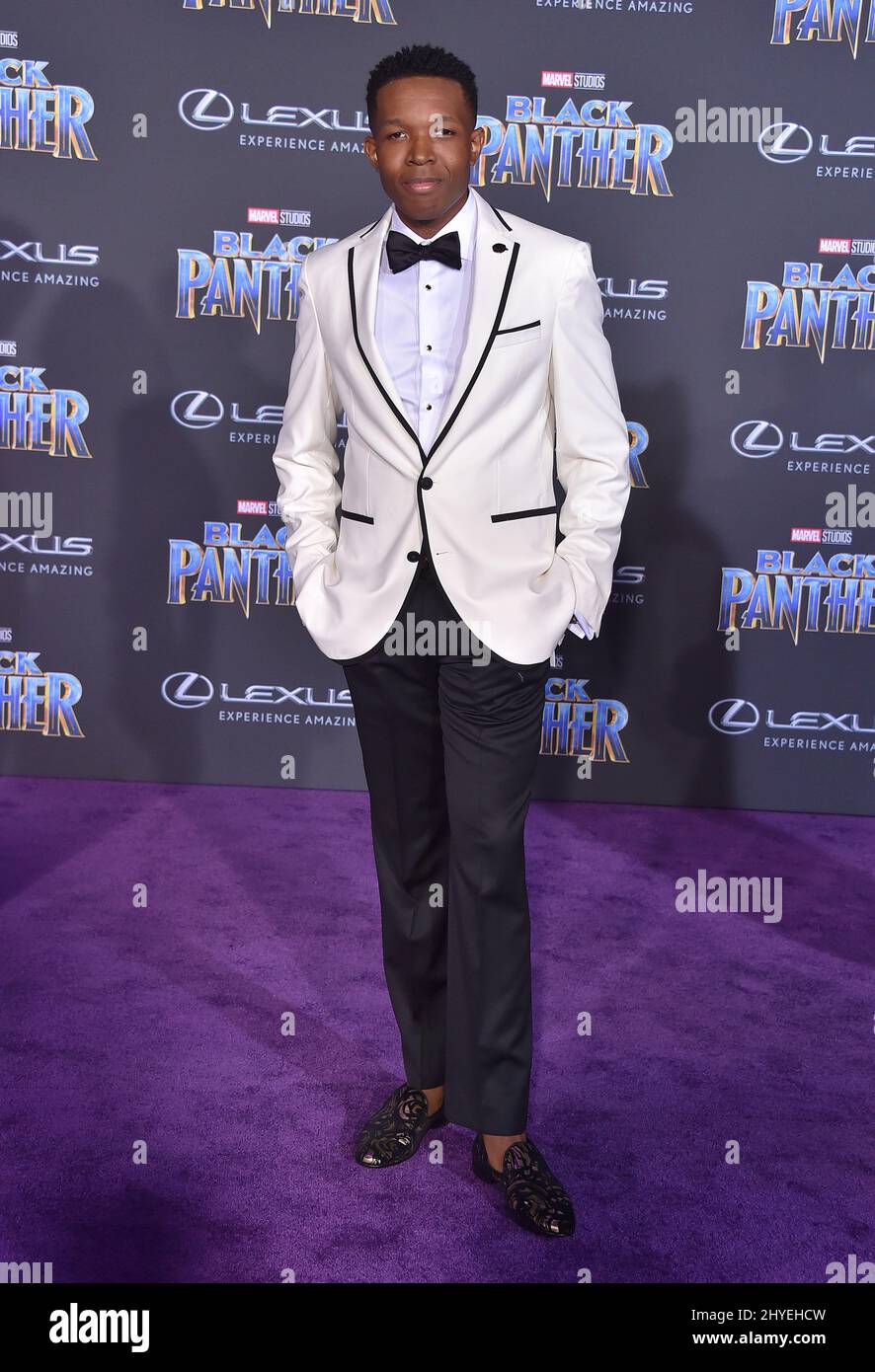 Denzel whitaker black panther hi-res stock photography and images - Alamy