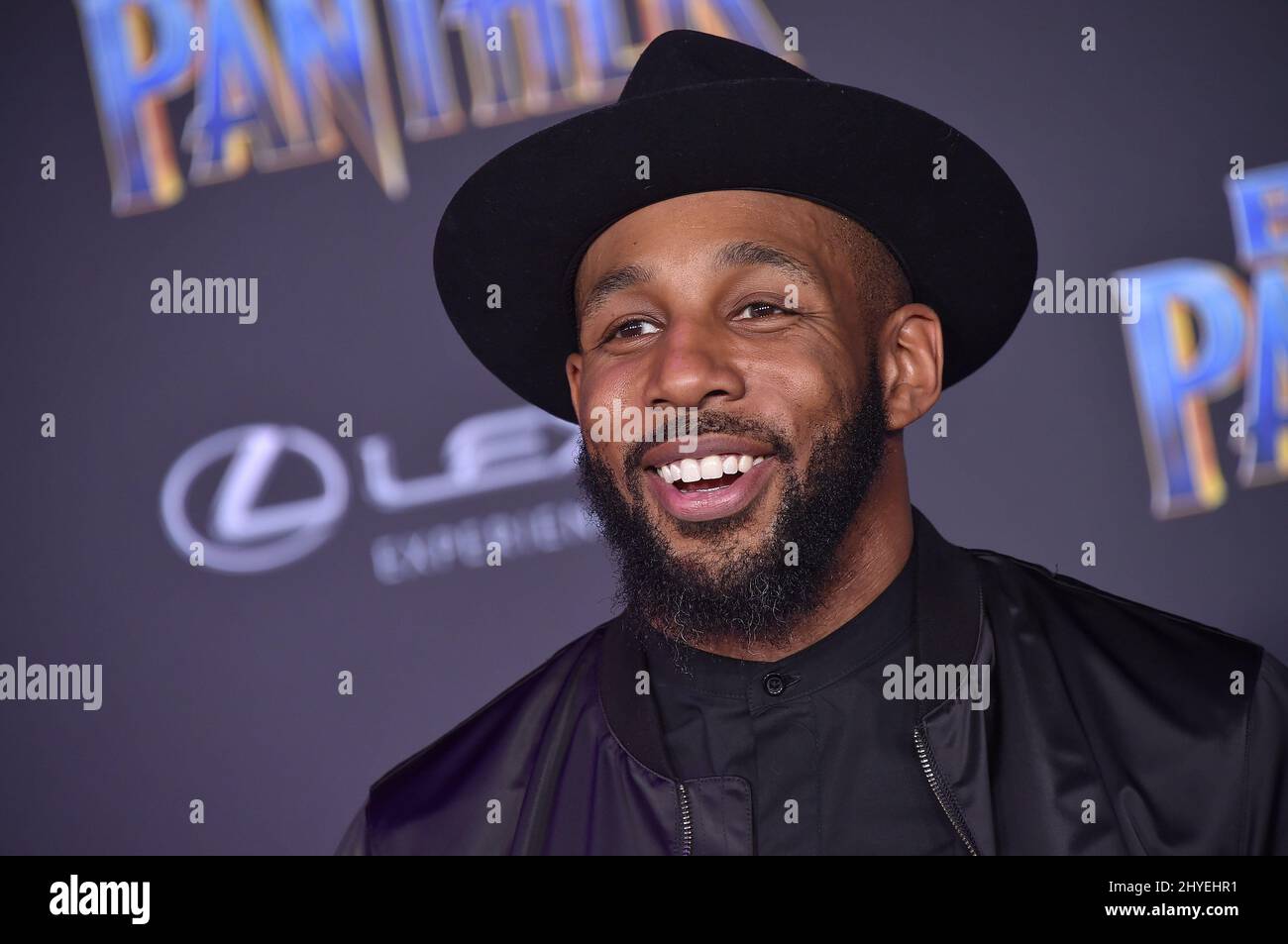 Stephen 'tWitch' Boss at the 'Black Panther' premiere held at the Dolby ...