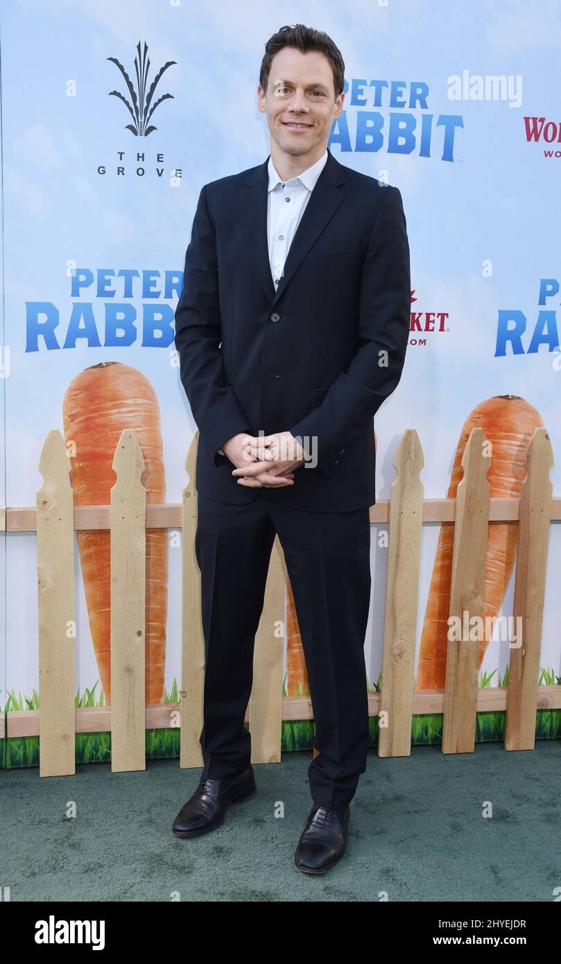 Will Gluck at the "Peter Rabbit" World Premiere held at The Grove on ...