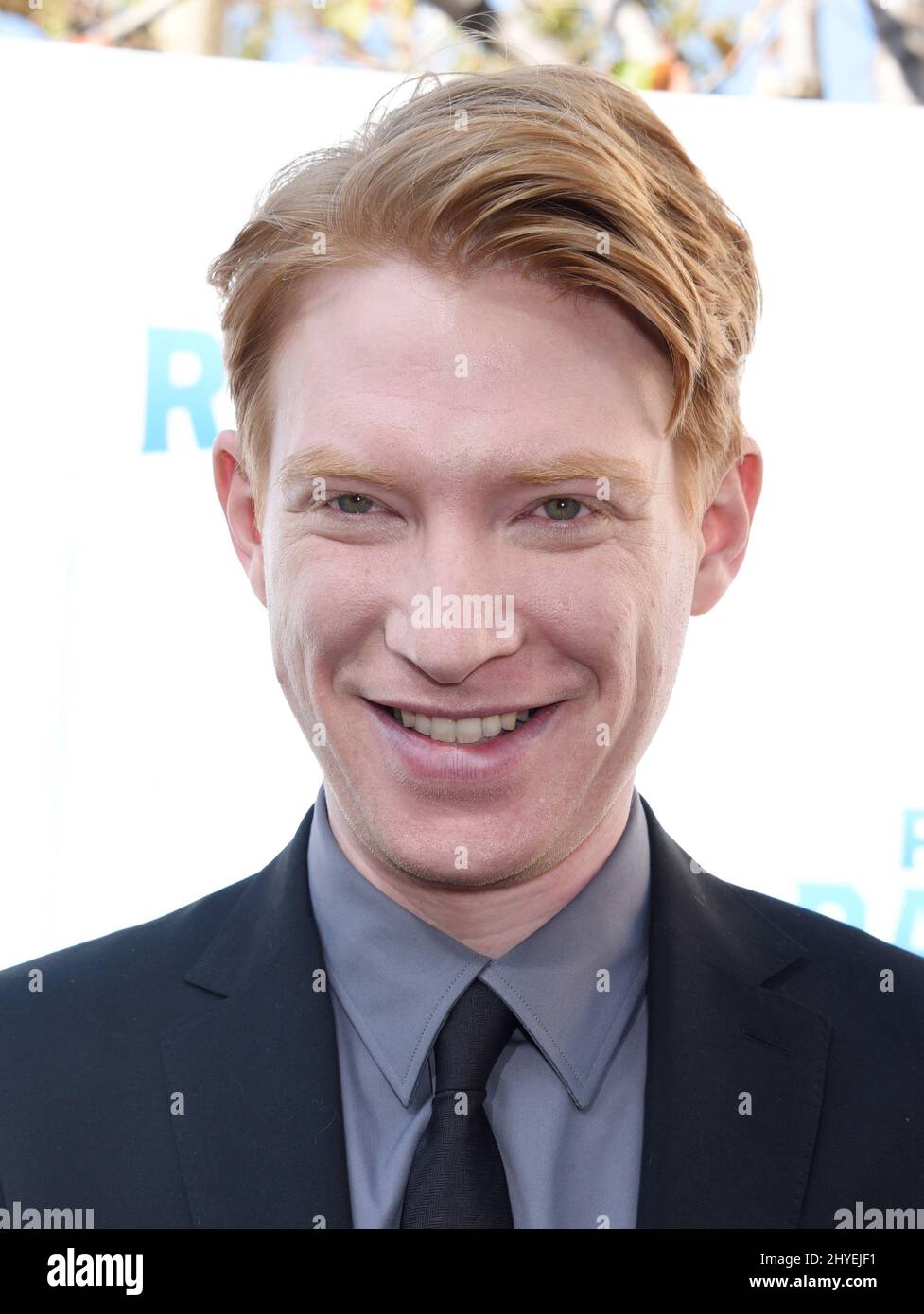 Domhnall Gleeson at the "Peter Rabbit" World Premiere held at The Grove ...