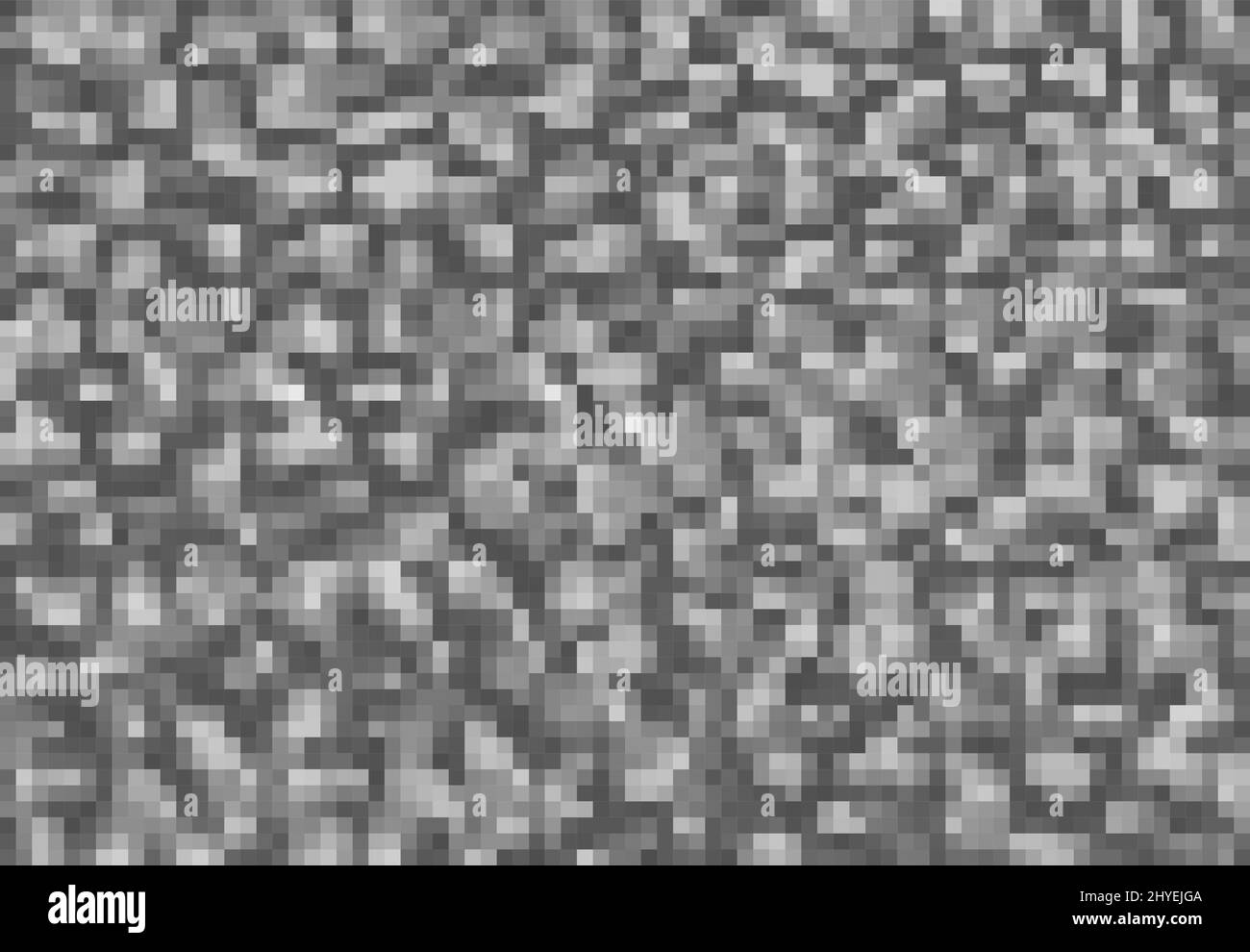 Cubic pixel game, grey rock stones or rubble gravel and cobble cube ...