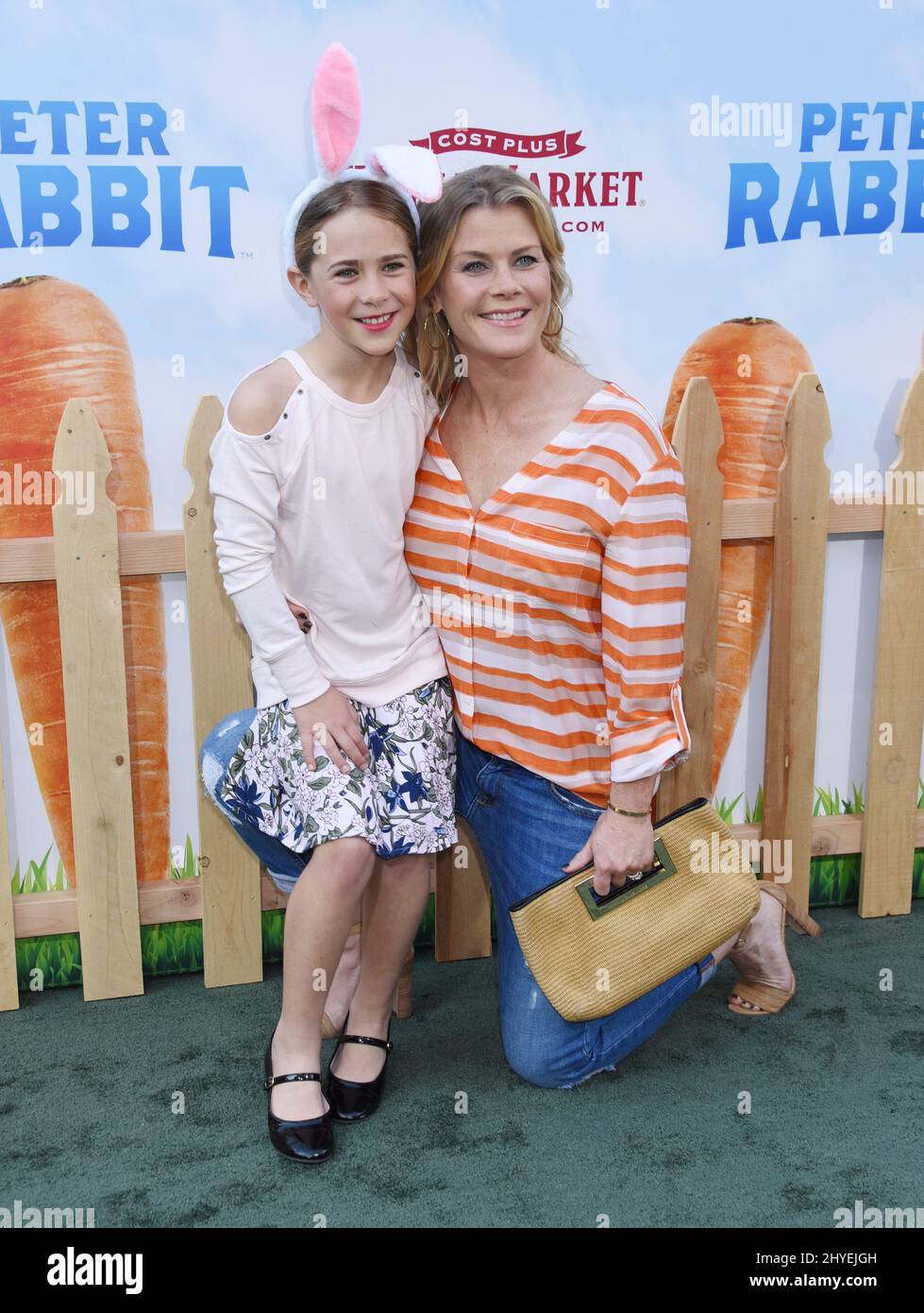 Alison Sweeney and Megan Hope Sanov at the "Peter Rabbit" World ...