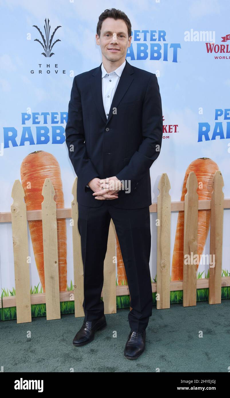 Will Gluck at the "Peter Rabbit" World Premiere held at The Grove on ...