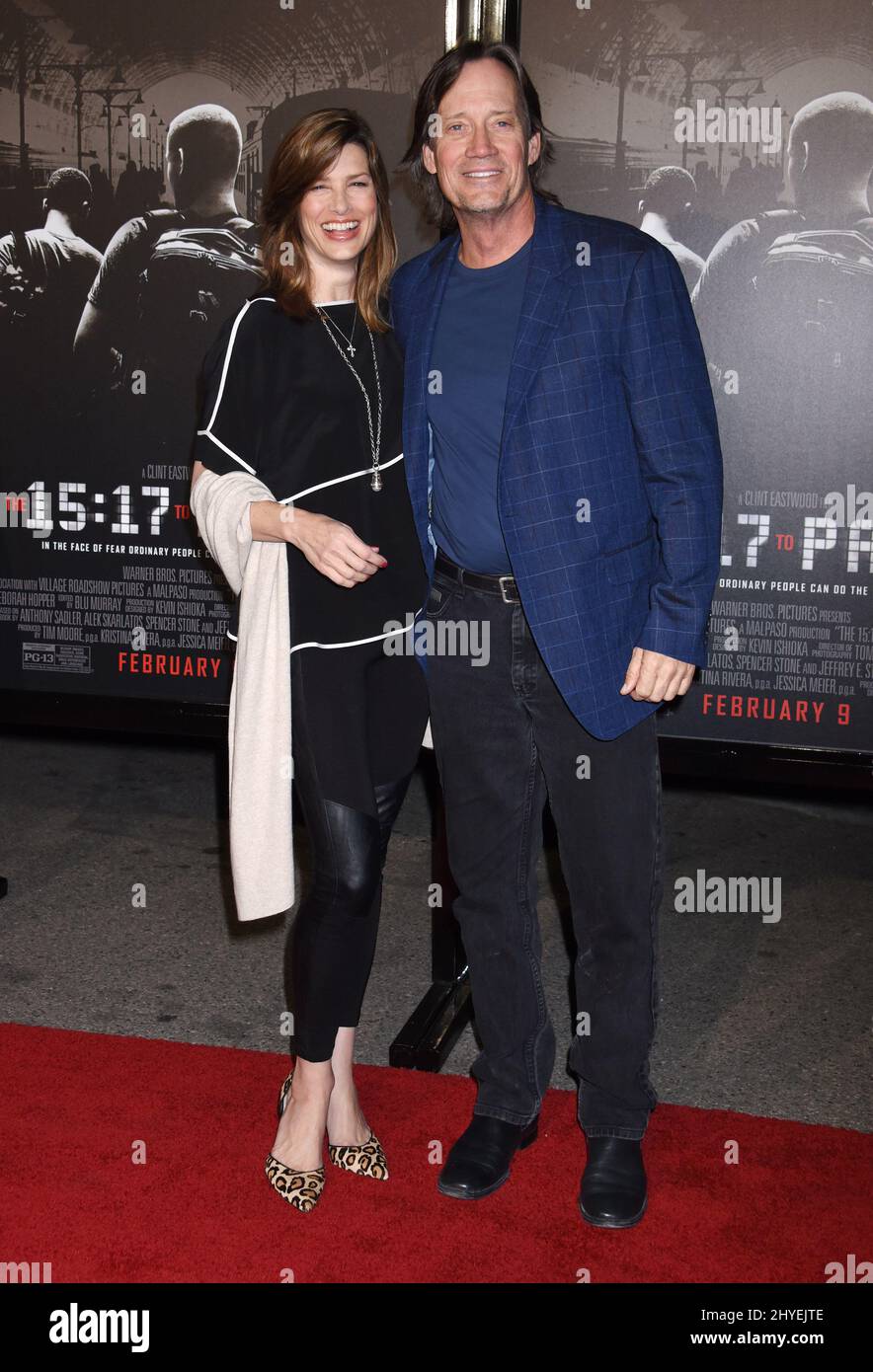 Kevin Sorbo and Sam Sorbo at "The 15:17 To Paris" World Premiere held ...