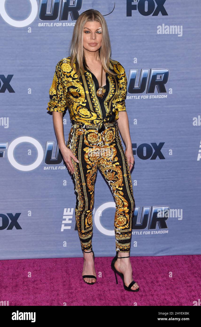 Fergie at the 'The Four' Season Finale event at Delilah on February 8 ...