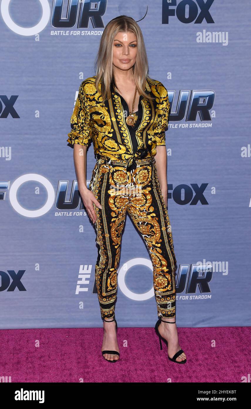 Fergie at the 'The Four' Season Finale event at Delilah on February 8 ...